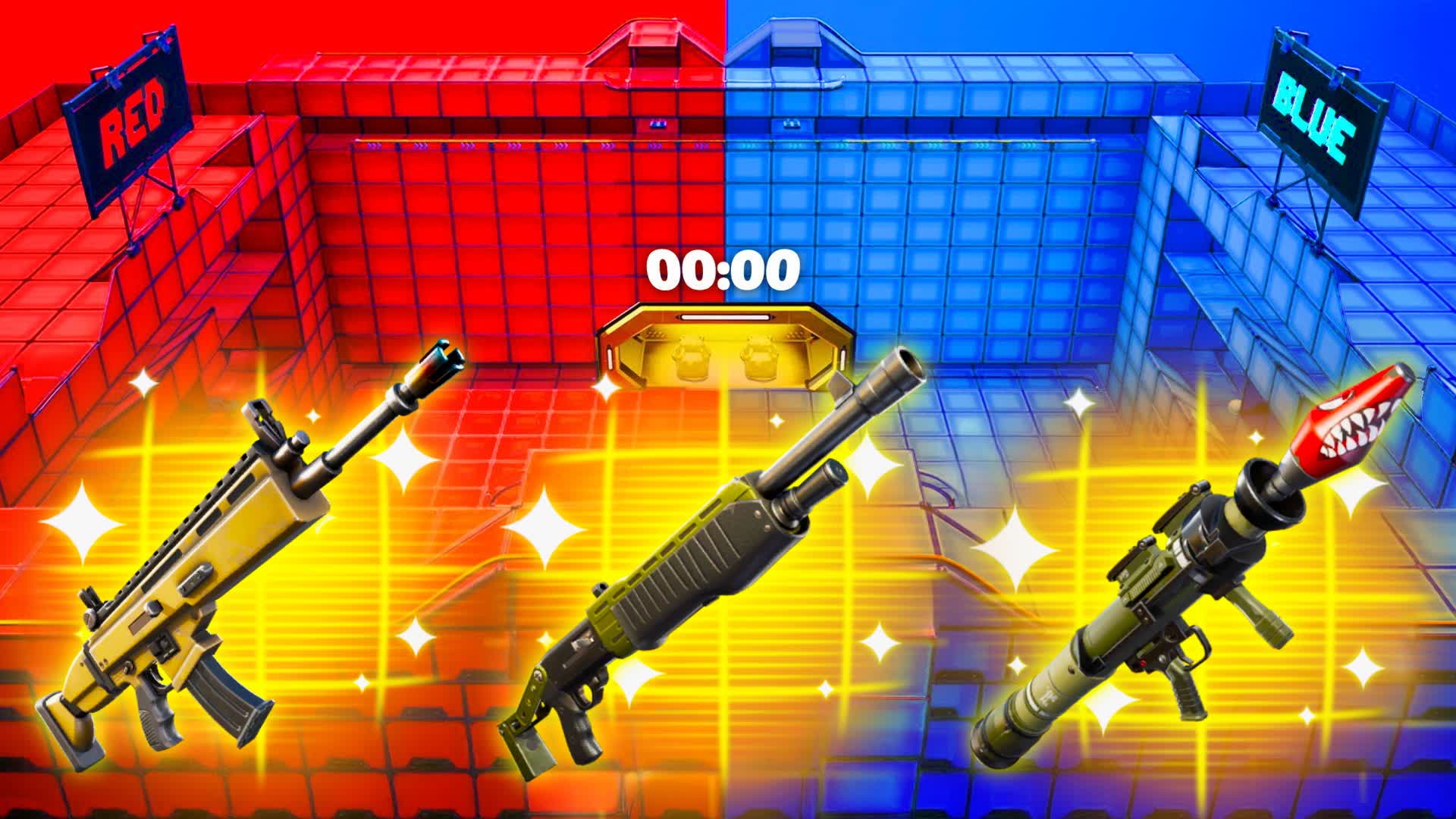 AMAZING RED VS BLUE 🔴🔵 4717-2511-7927 by wcalle - Fortnite Creative Map ...