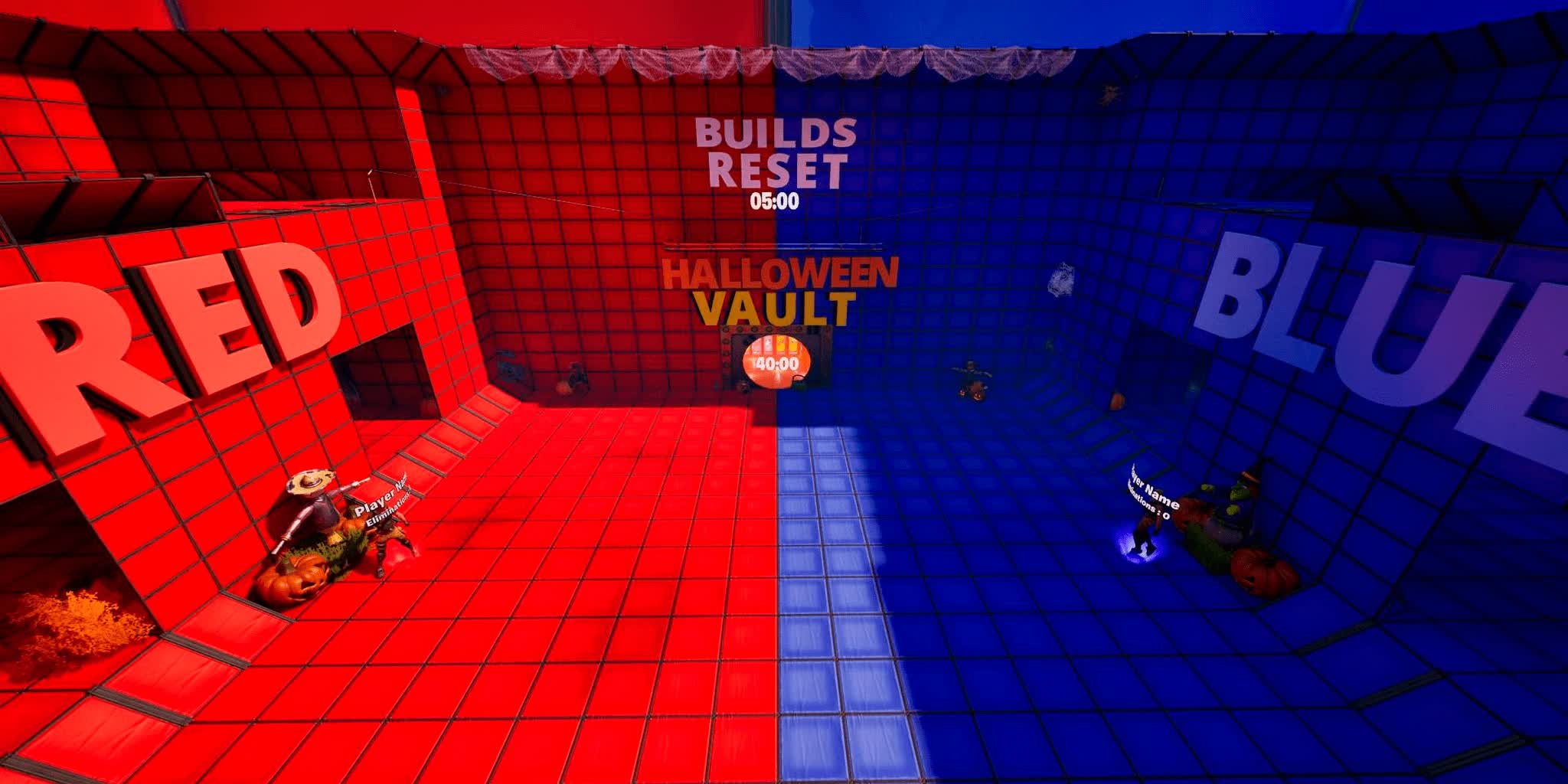 🎃HALLOWEEN 🔴RED VS BLUE🔵 1930-4640-3267 by fively - Fortnite Creative ...