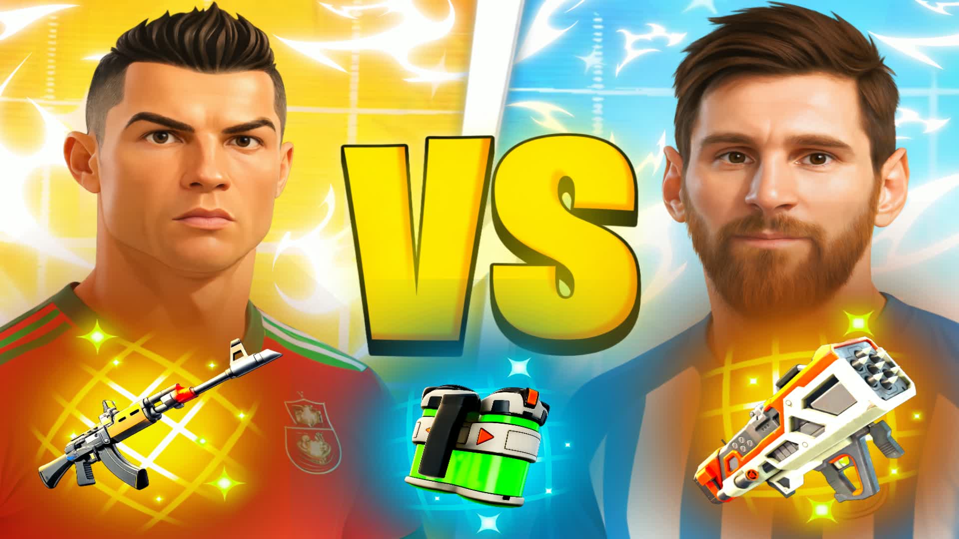 AMAZING RONALDO VS MESSI RED VS BLUE🔴🔵 3667-5638-0745 by r33d7 ...