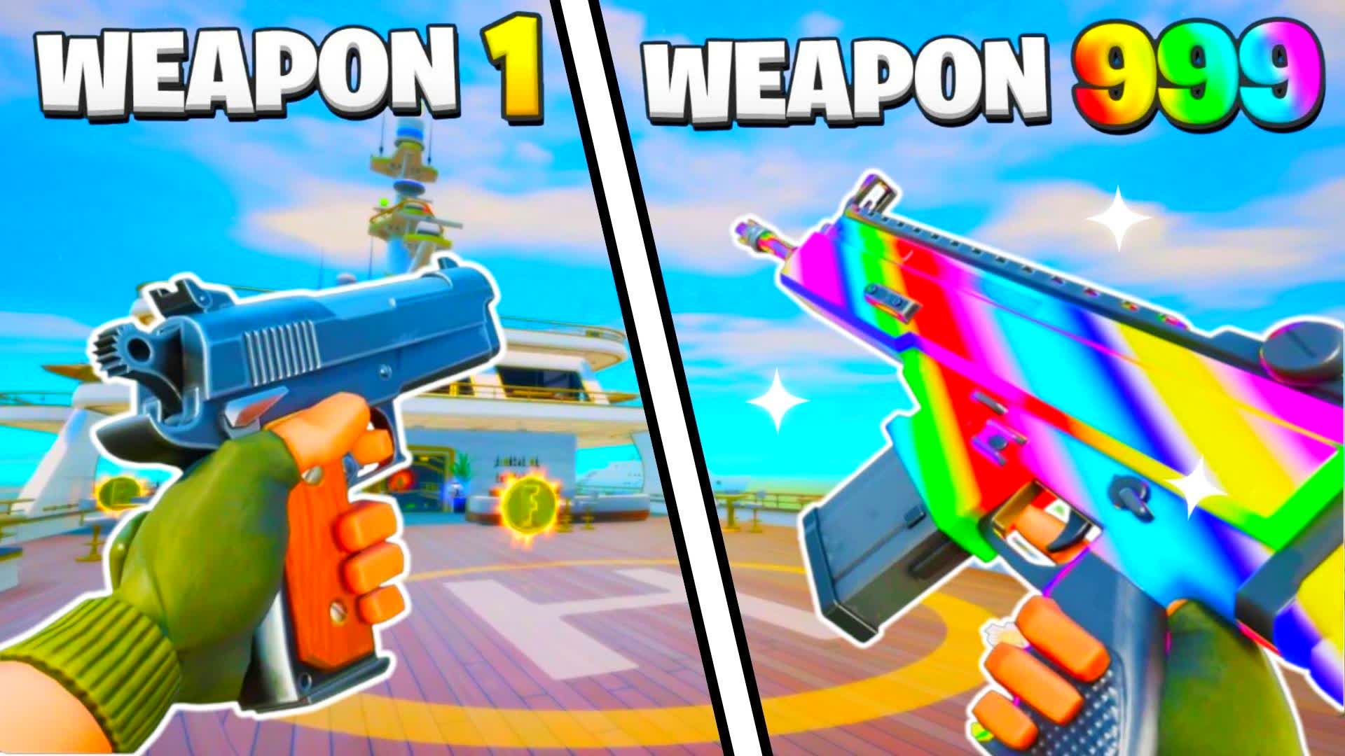 THE YACHT GUN GAME: FIRST PERSON 3892-0890-3509 by clmzi - Fortnite Creative Map Code - Fortnite.GG