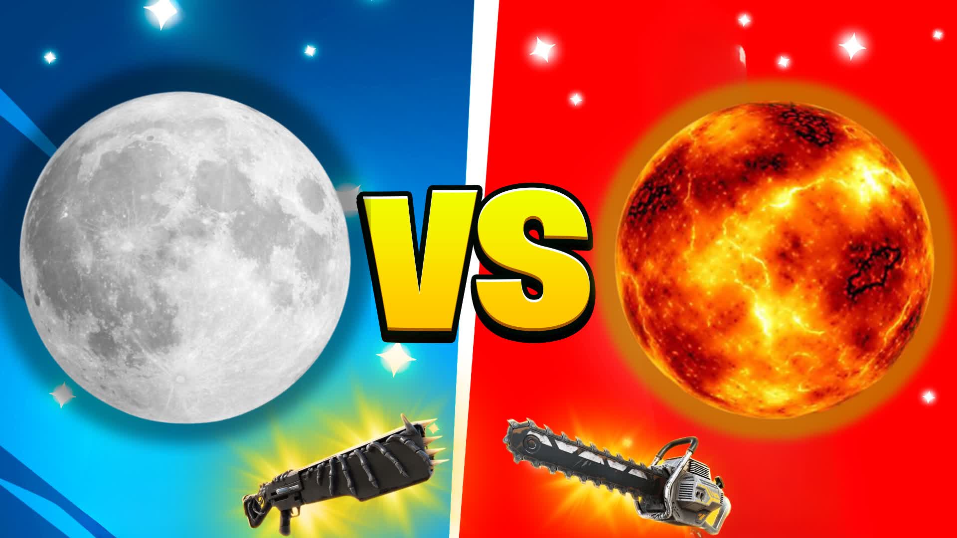 🌙 MOON VS SUN 🌕 4373-4099-4823 by bluegg - Fortnite Creative Map Code - Fortnite.GG