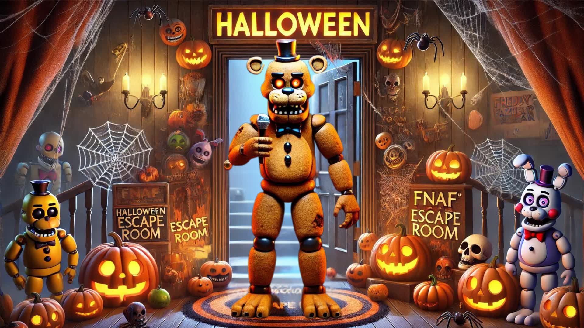 HALLOWEEN FNAF ESCAPE ROOM 9091-3882-7833 by lpgamelabs - Fortnite Creative Map Code - Fortnite.GG