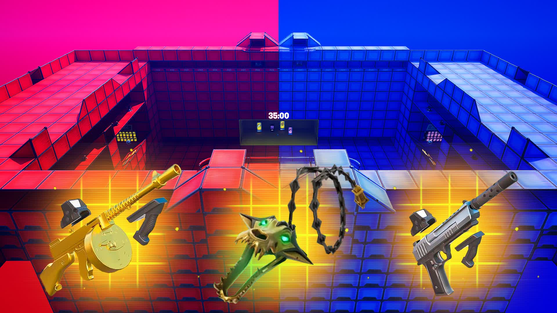 INSANE RED VS BLUE 🔴🔵 1267-7788-6923 by prowess - Fortnite Creative Map ...