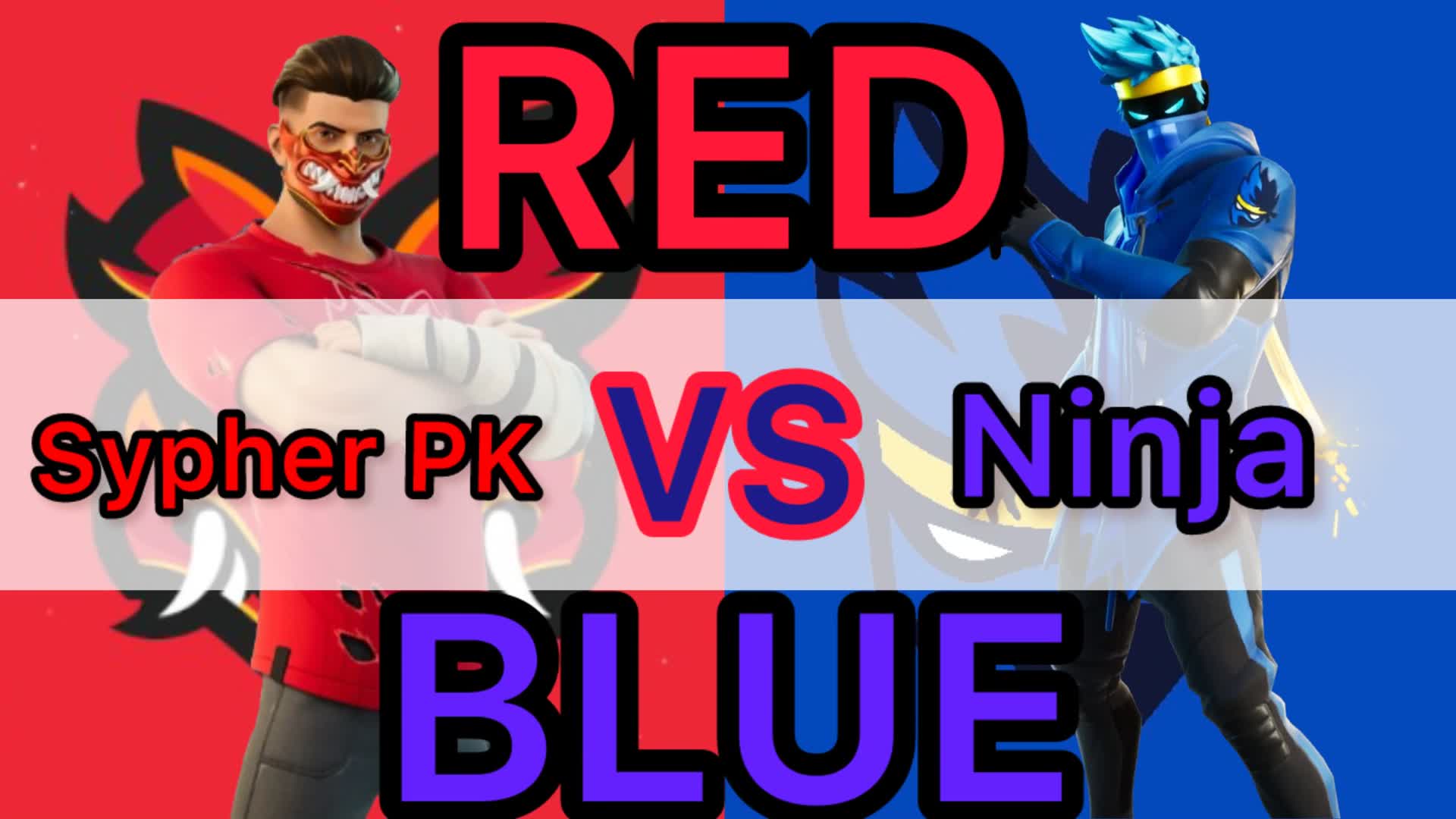 Sypher PK Vs Ninja🔴🔵Red Vs blue🤩 8235-1746-1207 by kingbruh666 - Fortnite Creative Map Code ...