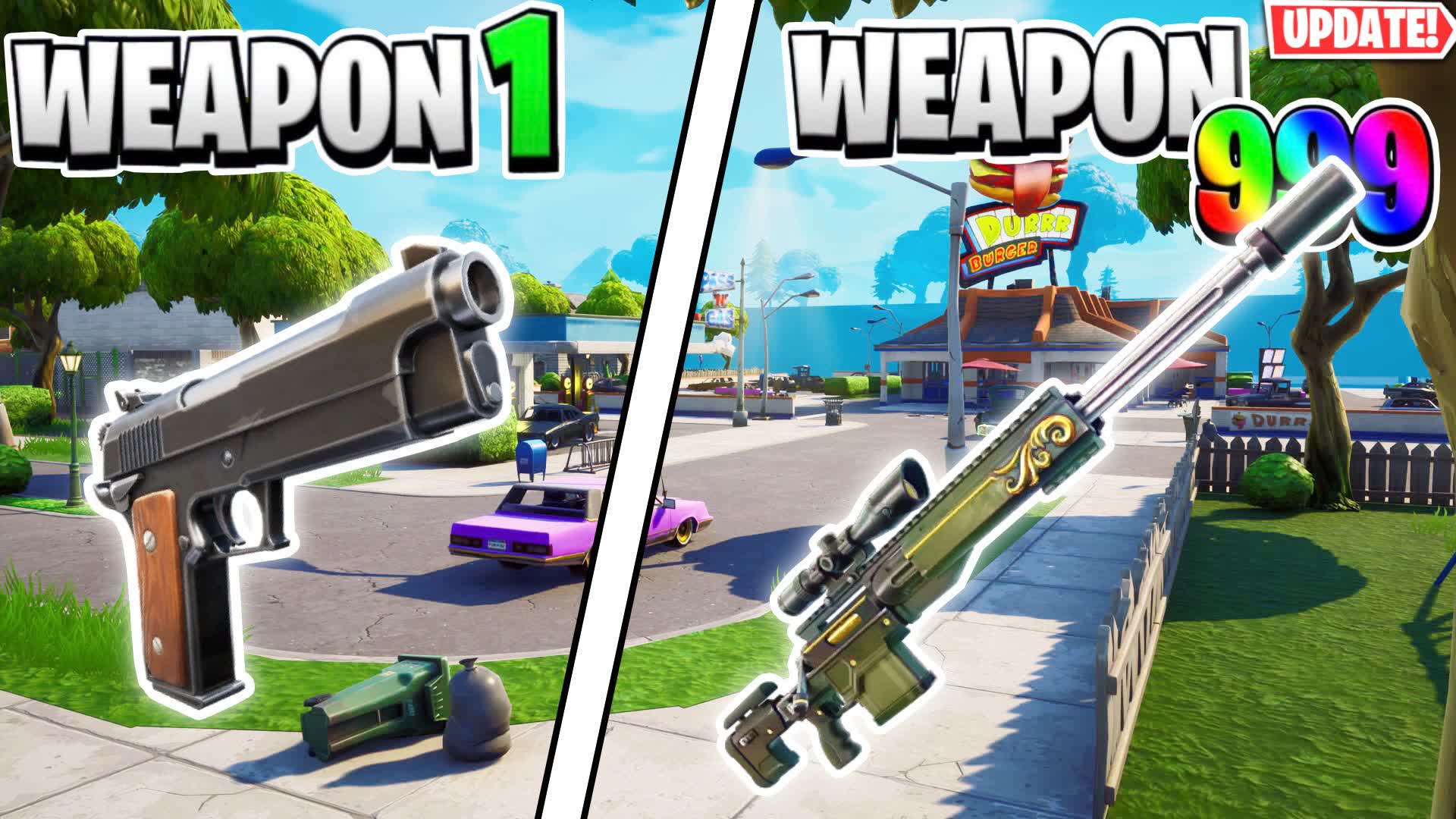 GREASY GROVE GUN GAME 🎯[ONE SHOT] 🔫 9534-7755-9175 by b3laa - Fortnite Creative Map Code ...