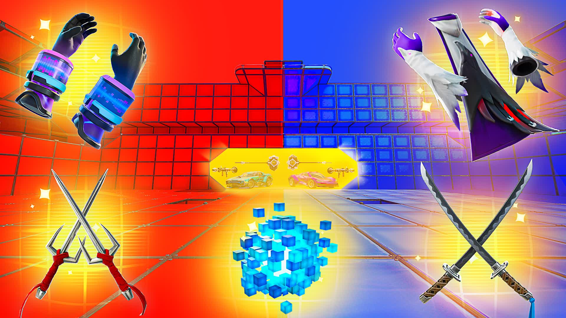 TMNT SUPER RED VS BLUE 🔴🔵 1498-6588-6678 by typicalgamer - Fortnite