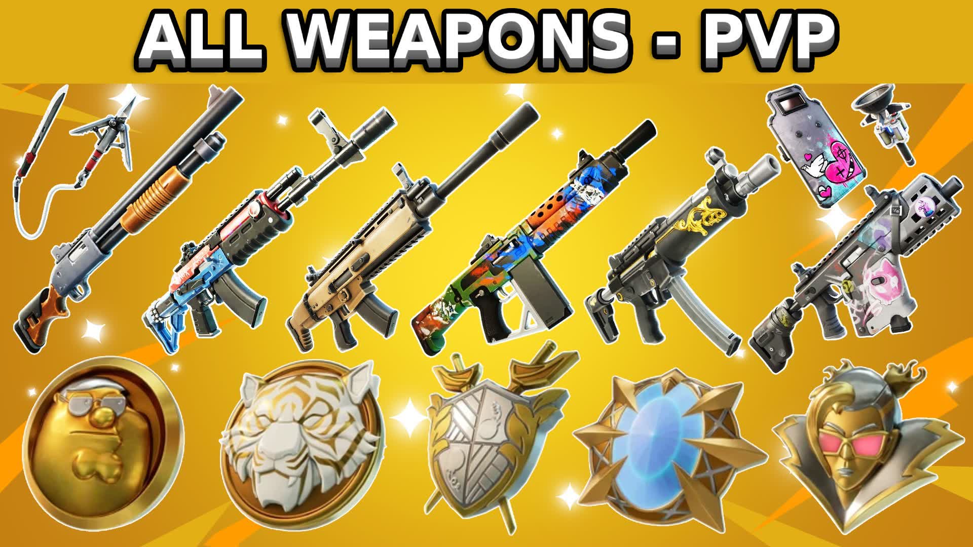 ALL WEAPONS PVP 1624-1788-6034 by evfishy - Fortnite Creative Map Code ...