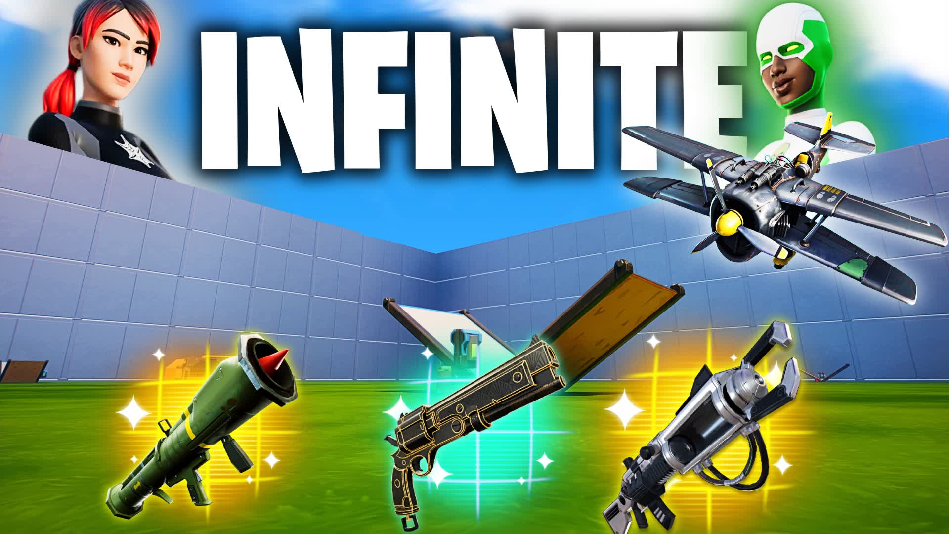 INFINITE 1V1 🔫 All Weapons & Vehicles 2180-8265-6479 by dar2 - Fortnite Creative Map Code ...