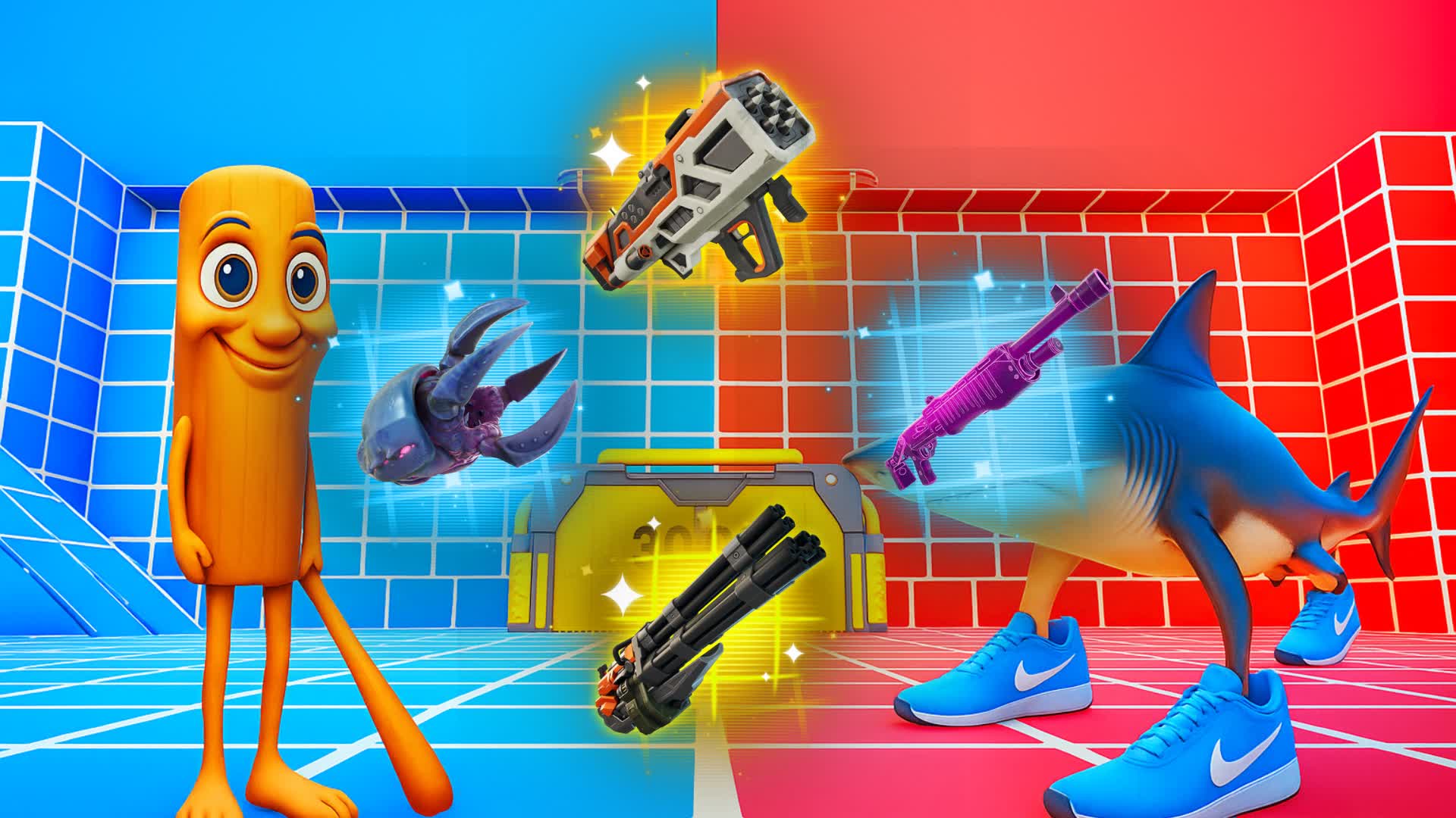 🔥ULTRA BATTLE🔥🔴RED VS BLUE🔵 1476-2089-2263 by ricchh - Fortnite ...