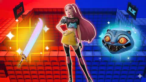 AAAAAAAA RED VS BLUE 🔴🔵 5563-6810-2628 by staatz - Fortnite