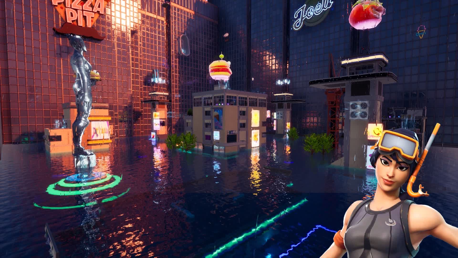 FLOODED METROPOLIS ZONE WARS 4240-6777-6182 by yuice - Fortnite Creative Map Code - Fortnite.GG