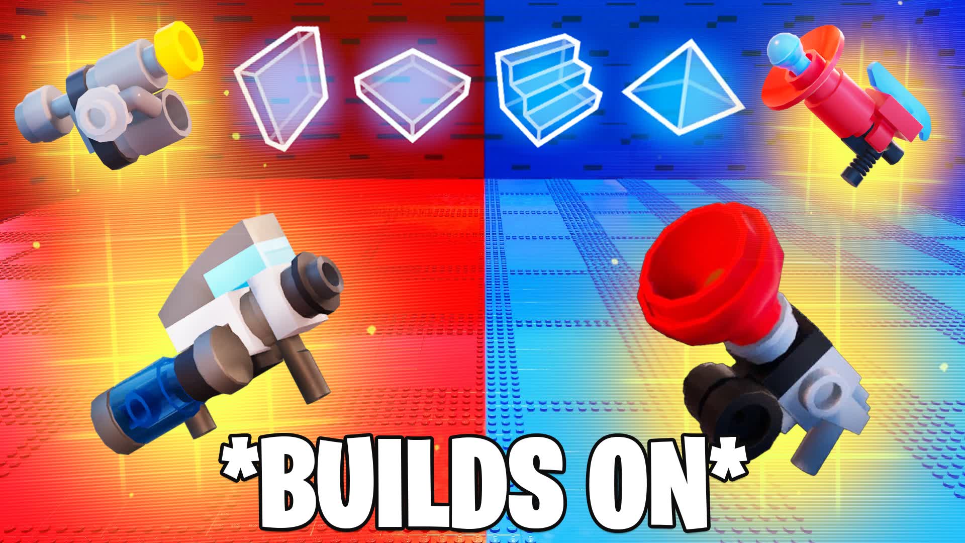 BUILDS 🧱 RED VS BLUE 🔴🔵 8514-7539-3360 by sunn - Fortnite Creative Map ...