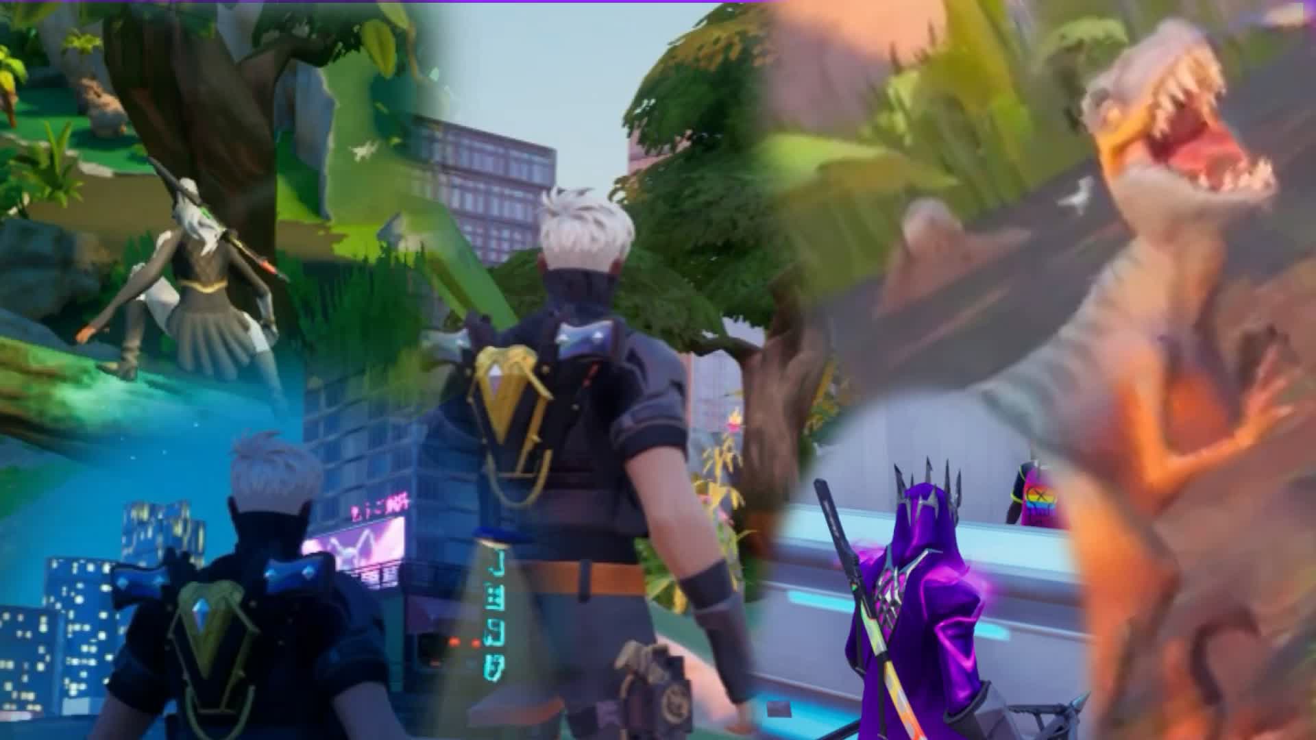 Jungle Jump Mega City 1437-0520-2164 by junm - Fortnite Creative Map ...