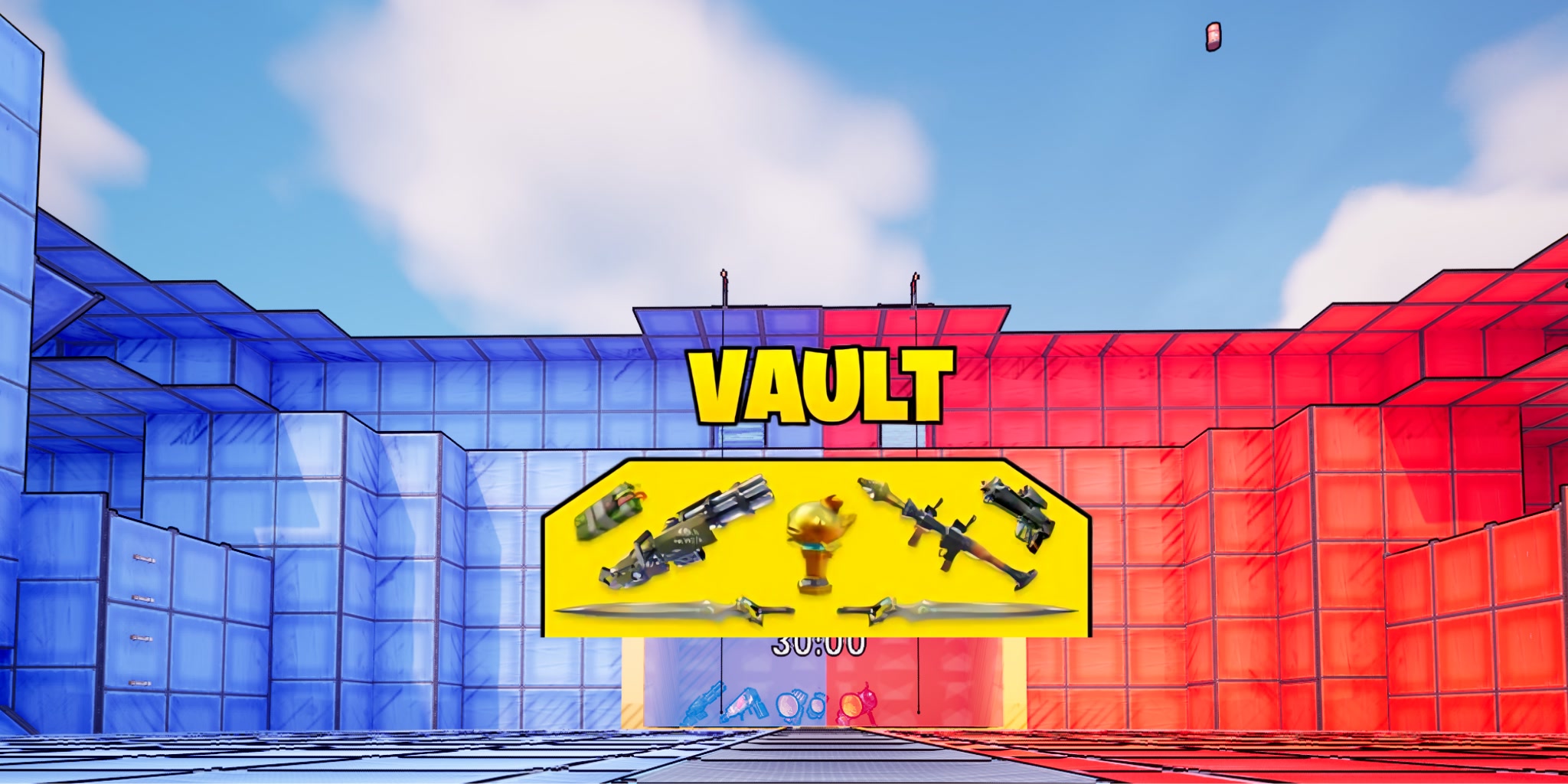 🐛 SHOCK N AWESOME 🔫 RED VS BLUE 🔴🔵 1687-7278-4348 by uefn_peely ...