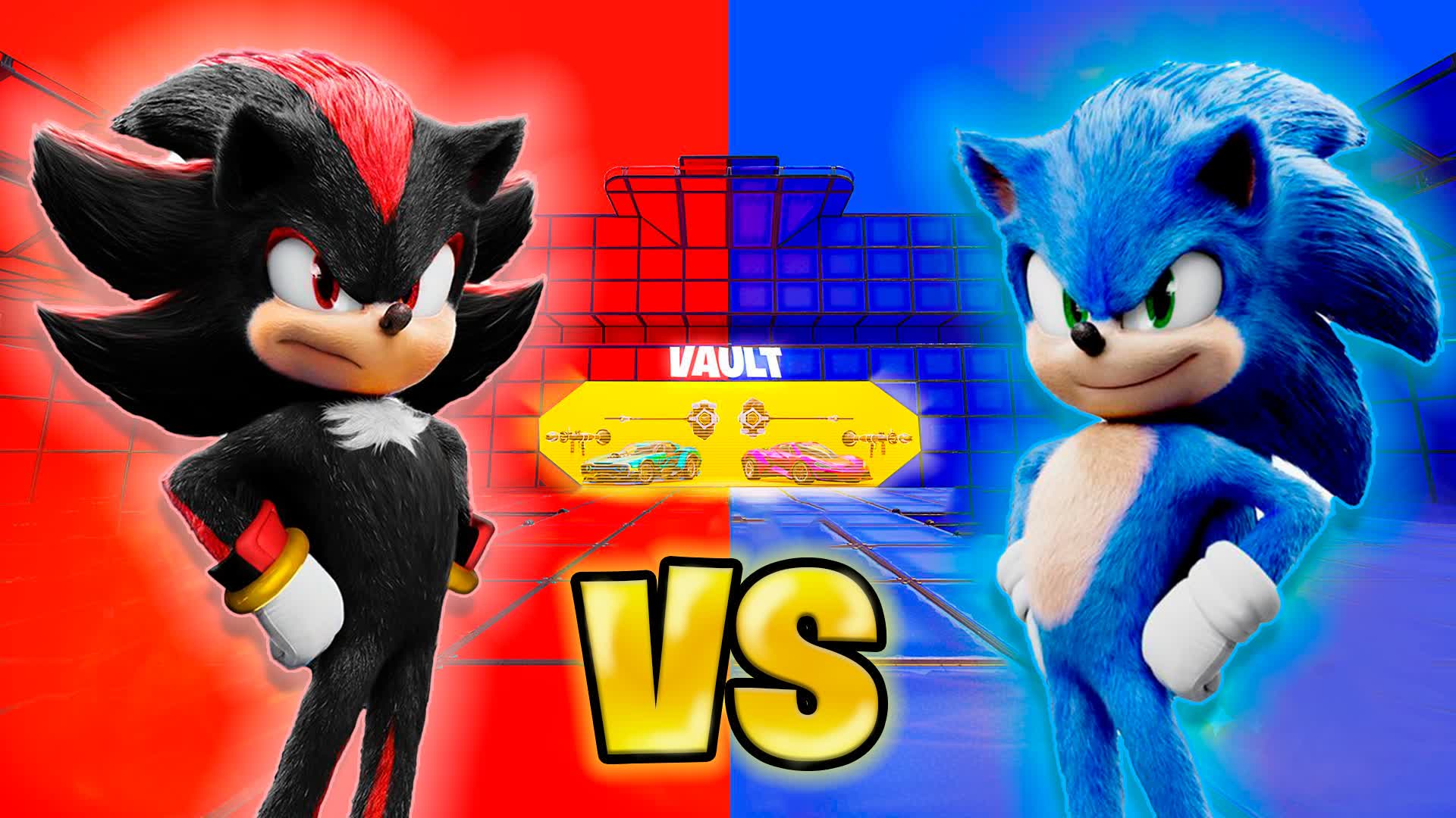 SONIC VS SHADOW 🔴🔵 RED VS BLUE 4163-4467-0866 by ghostenaru - Fortnite Creative Map Code ...
