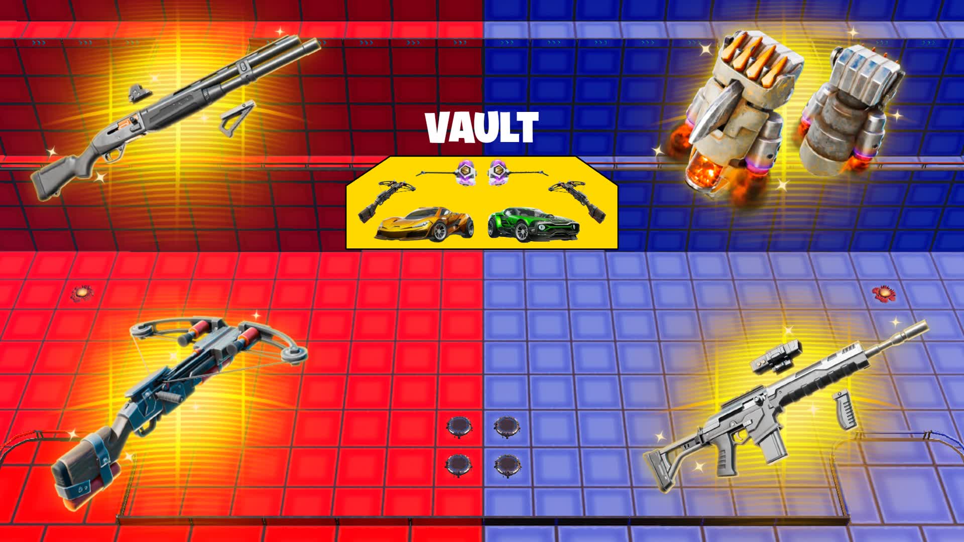 MEGA RED VS BLUE HERO🔴🔵 4297-9160-3284 by zinx12k - Fortnite Creative ...