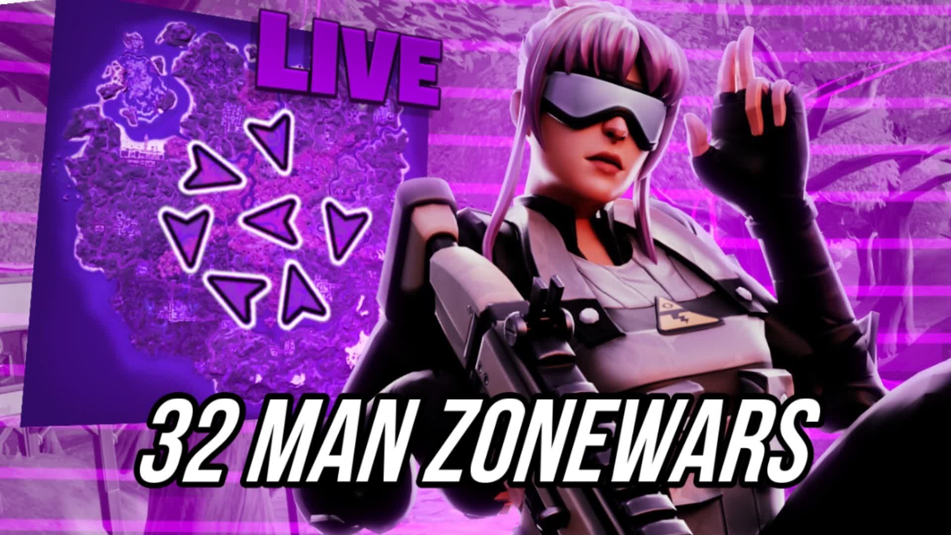 SOLO 32 MAN Zonewars 8139-8884-3564 by VIVID Hex - Fortnite.GG