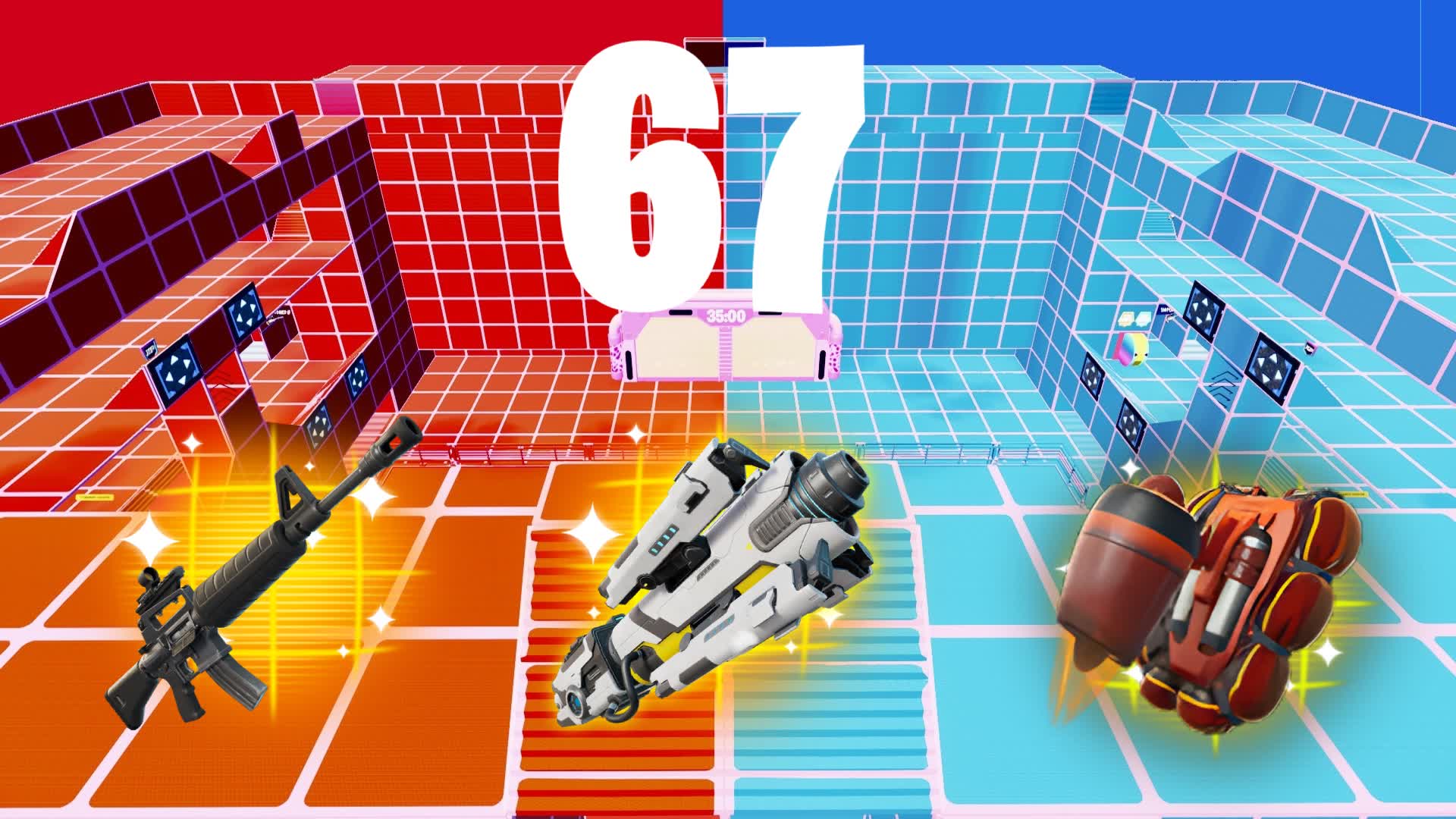 MOGGER RED VS BLUE 🔴🔵 2610-1189-9974 by slowzyy - Fortnite