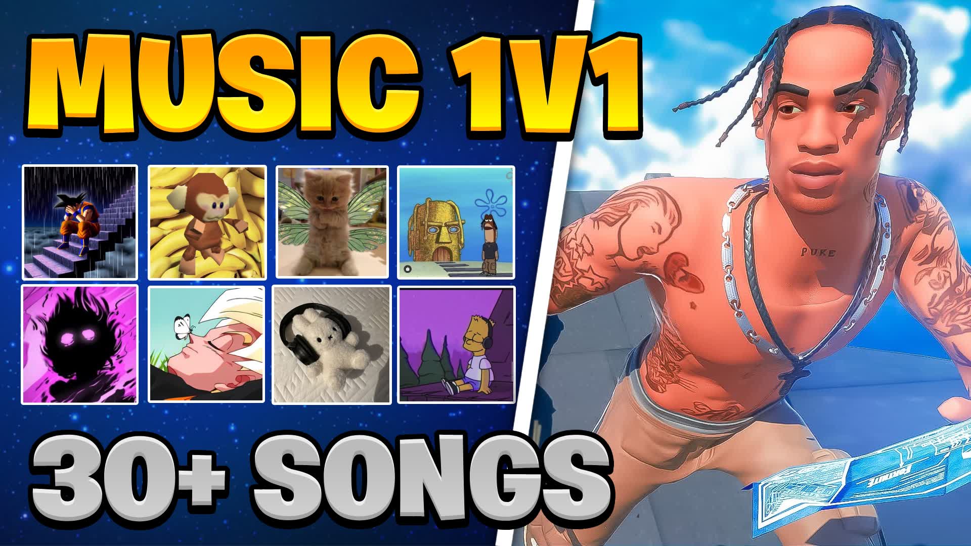 THE BEST MUSIC 1V1 8660-2993-0889 by fngav - Fortnite Creative Map Code ...