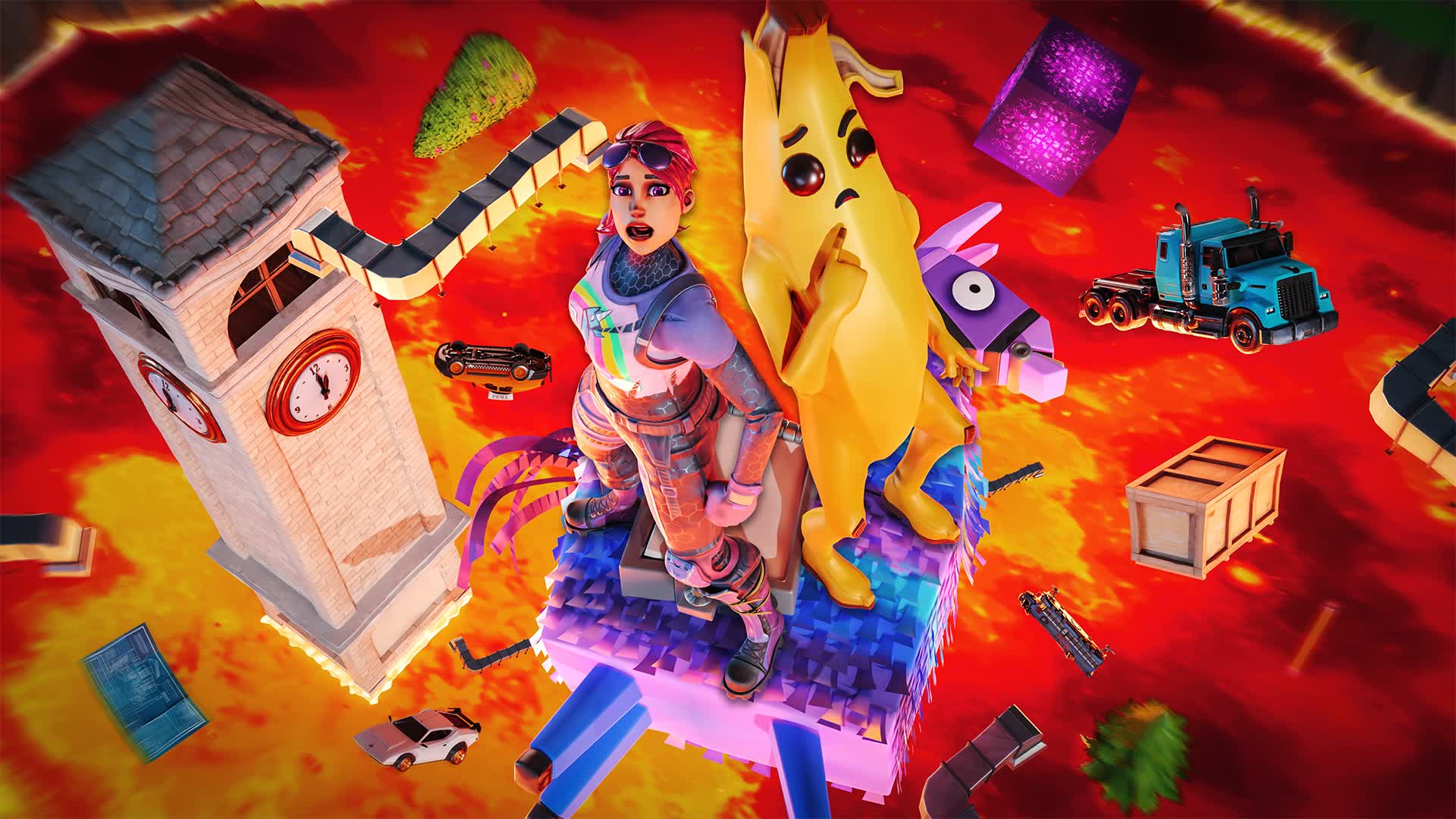 🔥ONLY UP🔥LAVA RISING🔥 4705-7860-3546 by puzzler - Fortnite Creative Map ...