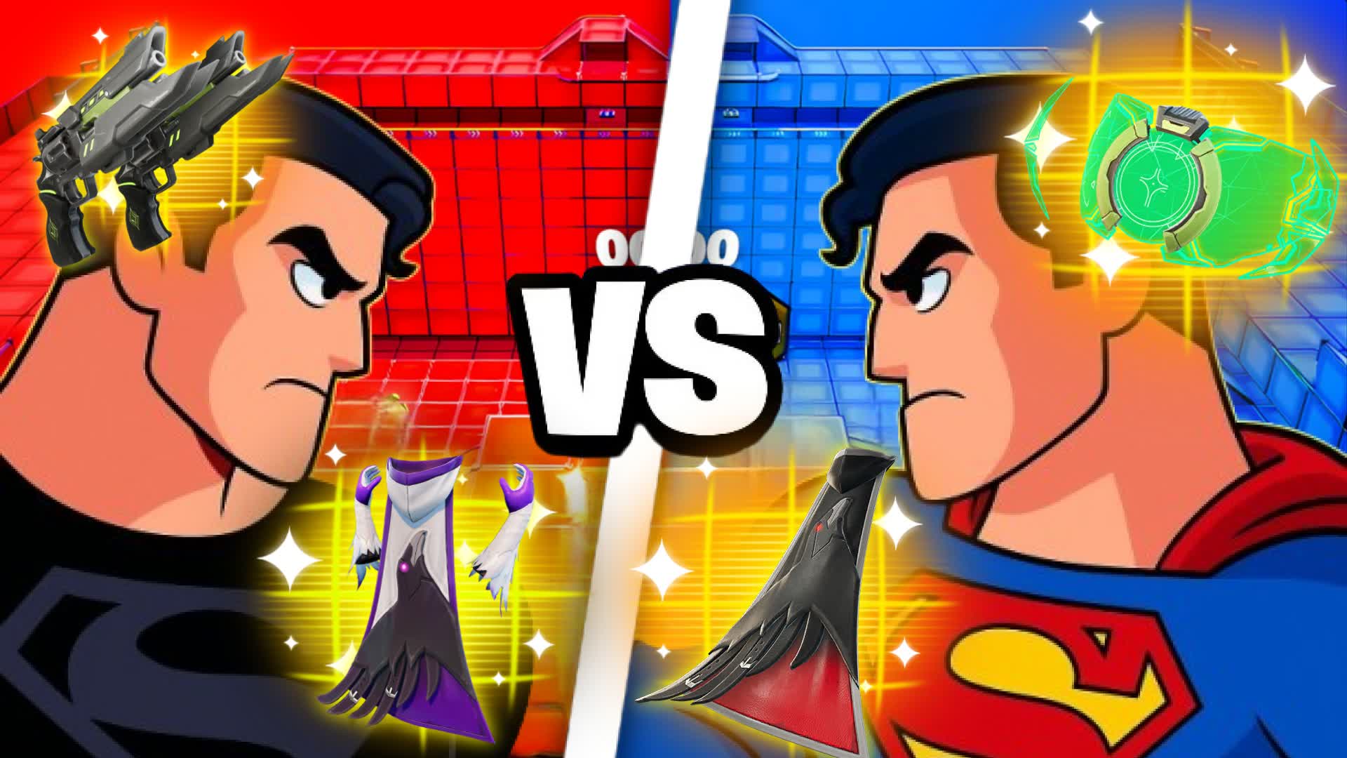 DARK VS LIGHT SUPERMAN | RED VS BLUE🔴🔵 5643-1171-9905 by class1c ...
