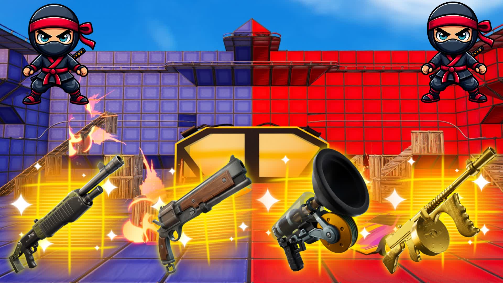 CRAZY SECRETS RED VS BLUE 🔵🔴 3924-3982-3757 by 1v1v1-super-ffa ...