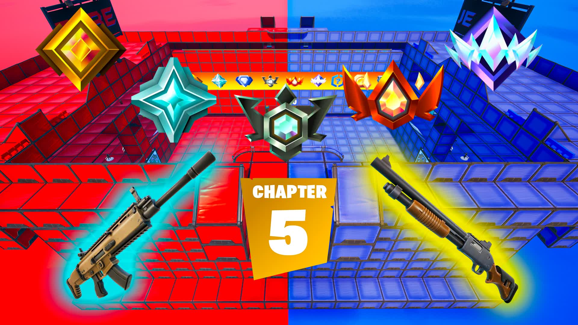 *CHAPTER 5* RED VS BLUE 🔴🔵 8067-6574-5418 by zuka1 - Fortnite Creative ...