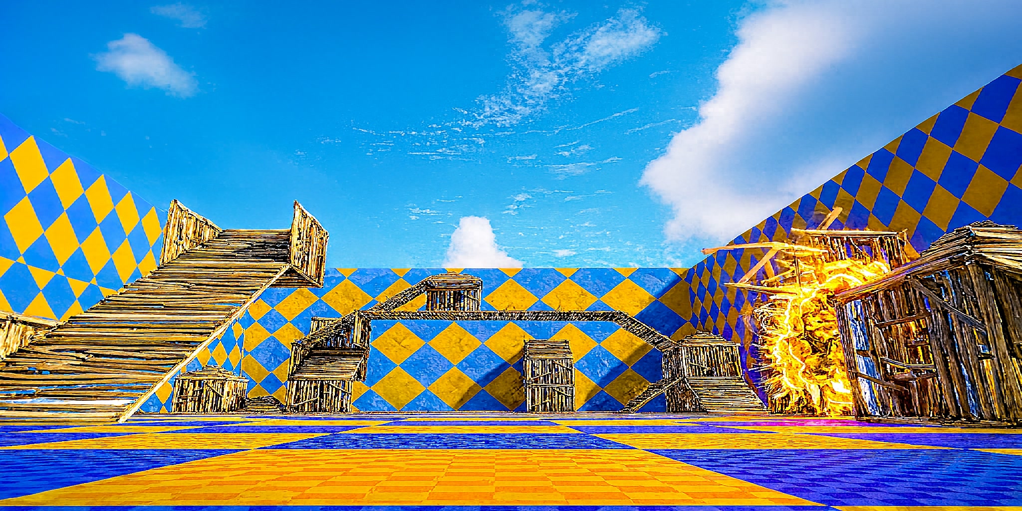 GOLD VS DIAMOND PIT 1854-1641-6879 by ibuildmaps - Fortnite Creative Map Code - Fortnite.GG