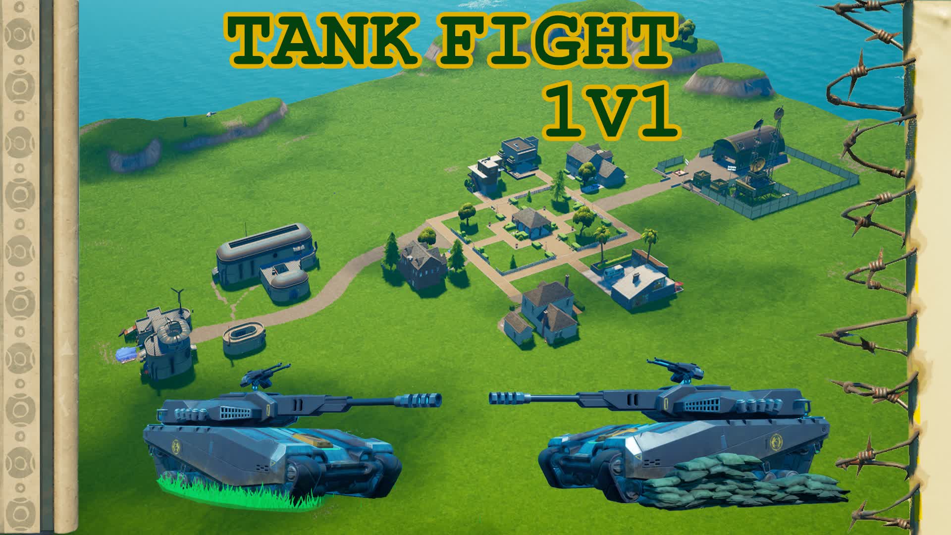 Tank Fight 1v1 5096-3612-0193 by Alexotronic - Fortnite.GG