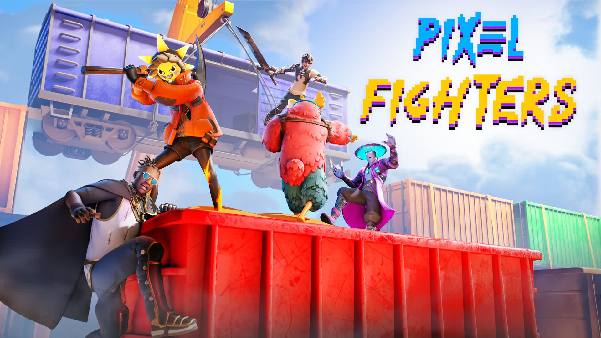 💥 Pixel Fighters 5075-1574-1287 von thekingcreate – Fortnite
