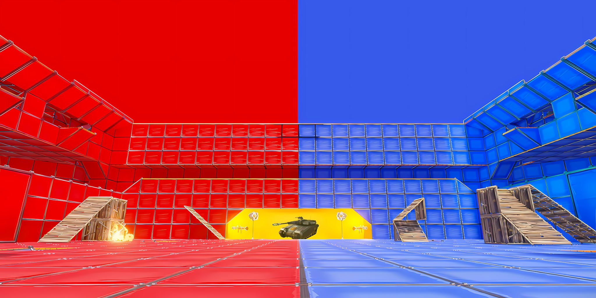 CRAZY CRAZY RED VS BLUE 🔴🔵 3005-6655-0965 by dixea - Fortnite Creative ...