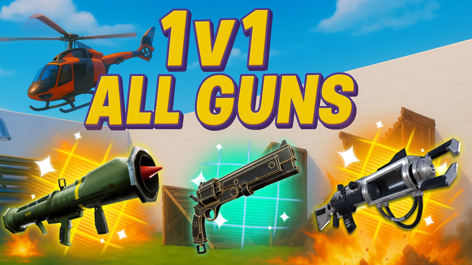 1v1 ALL GUNS 2662-8460-3308 by alex37 - Fortnite Creative Map Code - Fortnite.GG