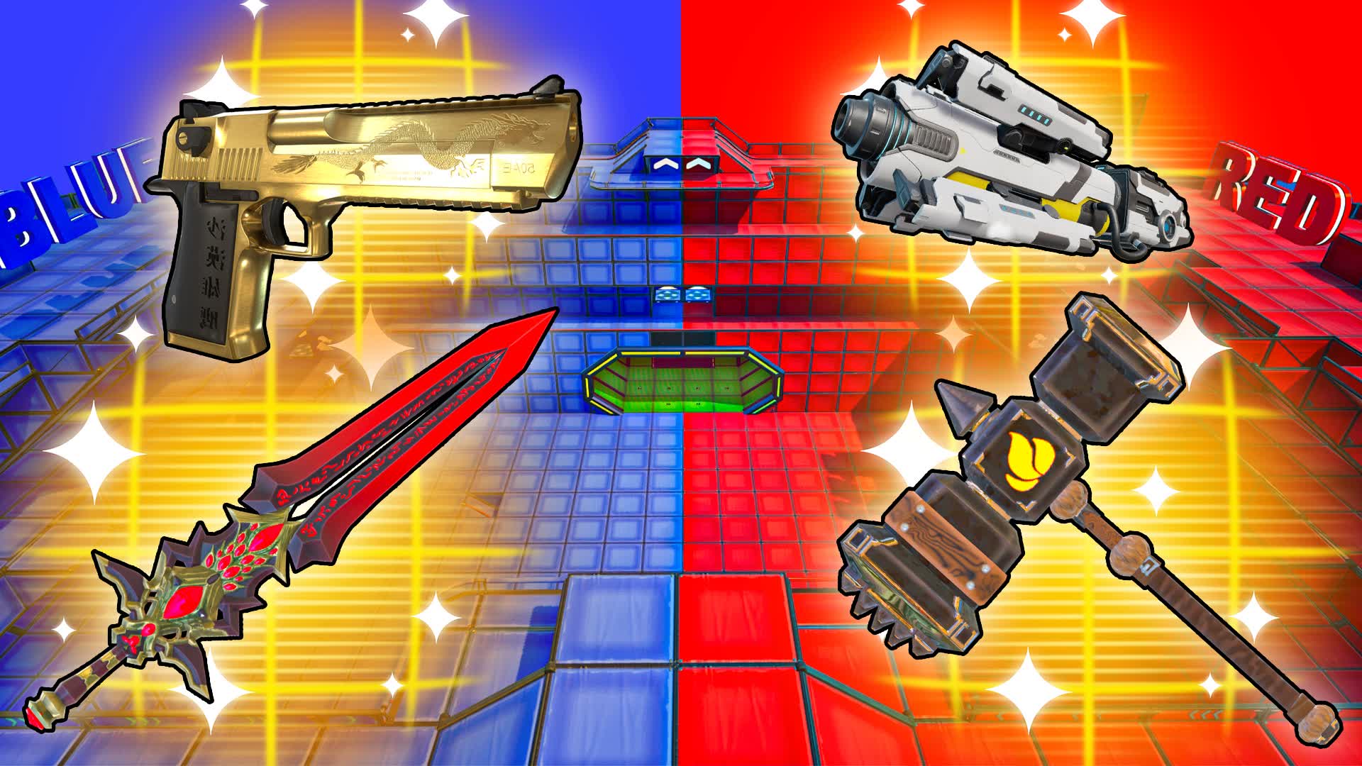 👑 BEST RED VS BLUE 🔴🔵 0733-4275-4465 by dummymaps - Fortnite