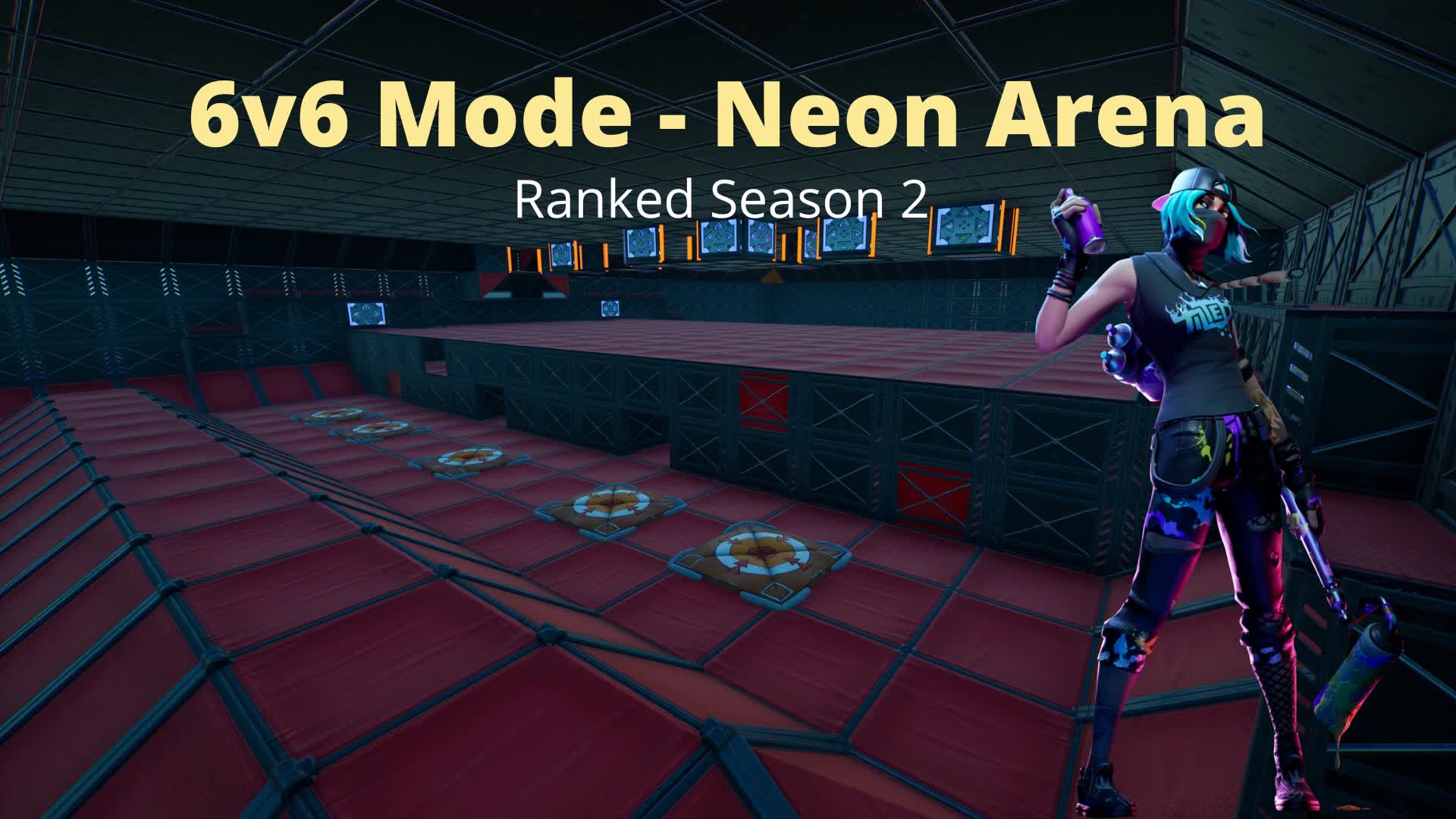 6v6 Mode - Neon Arena 1544-4981-0624 by SKW Sxprky - Fortnite.GG