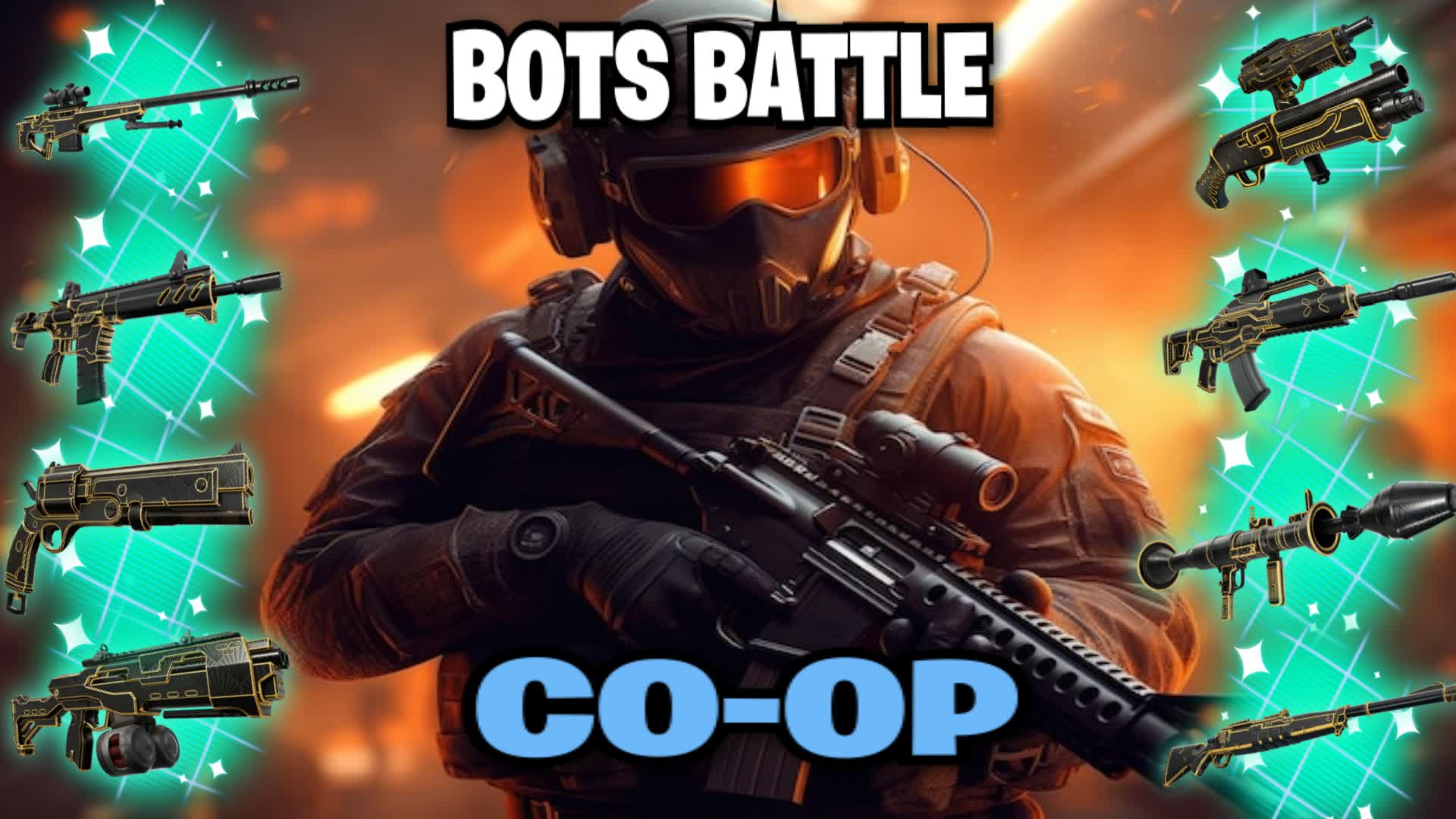 🤖 Deserted Fortress Bots Battle CO-OP 8554-4039-7725 by ironydev23 ...