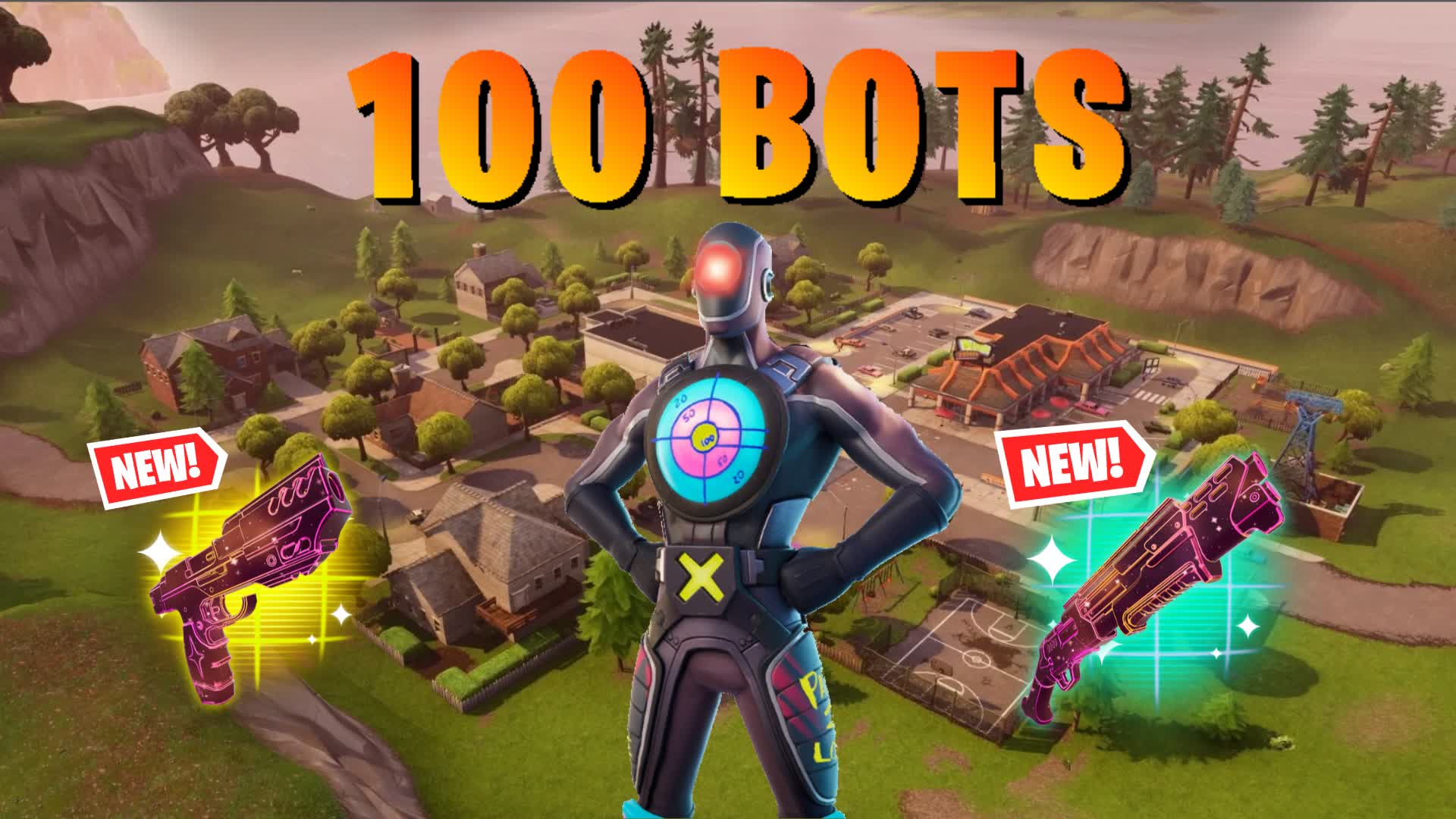 100 BOTS GREASY GROVE🏙️ 1410-4239-6408 by novyxee - Fortnite Creative ...