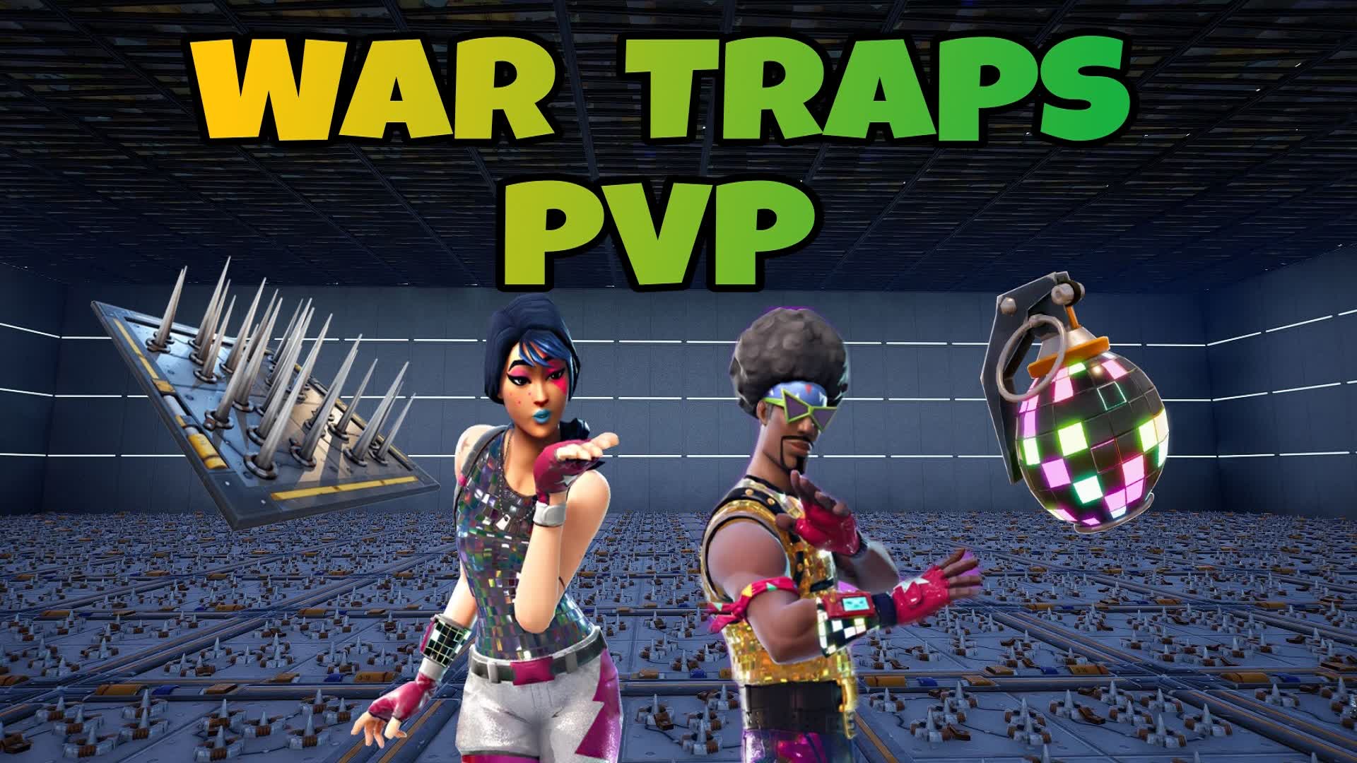 War Traps PVP 3200-9858-0769 by s12 - Fortnite Creative Map Code - Fortnite.GG