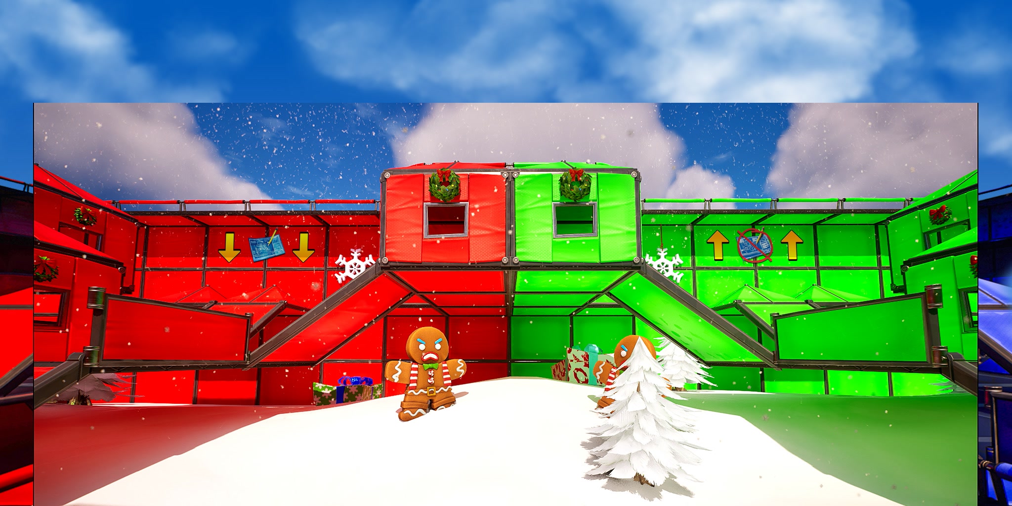 🎅BUILDS & ZB - RED VS GREEN🎄 5054-4252-0925 by xengg - Fortnite Creative Map Code - Fortnite.GG