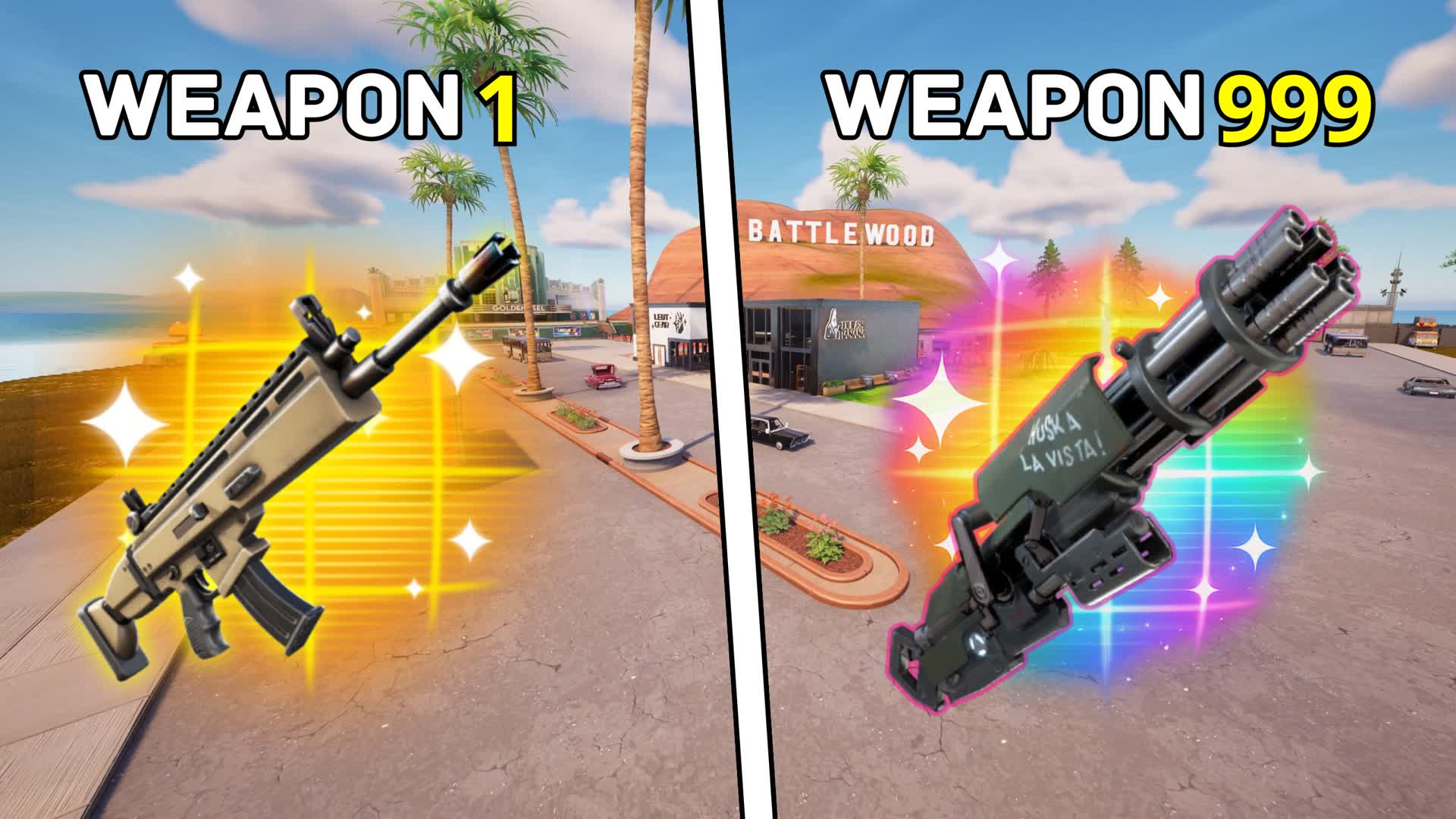 BATTLEWOOD GUN GAME ONE SHOT 🔫 1765-9901-2606 by daviteia - Fortnite ...