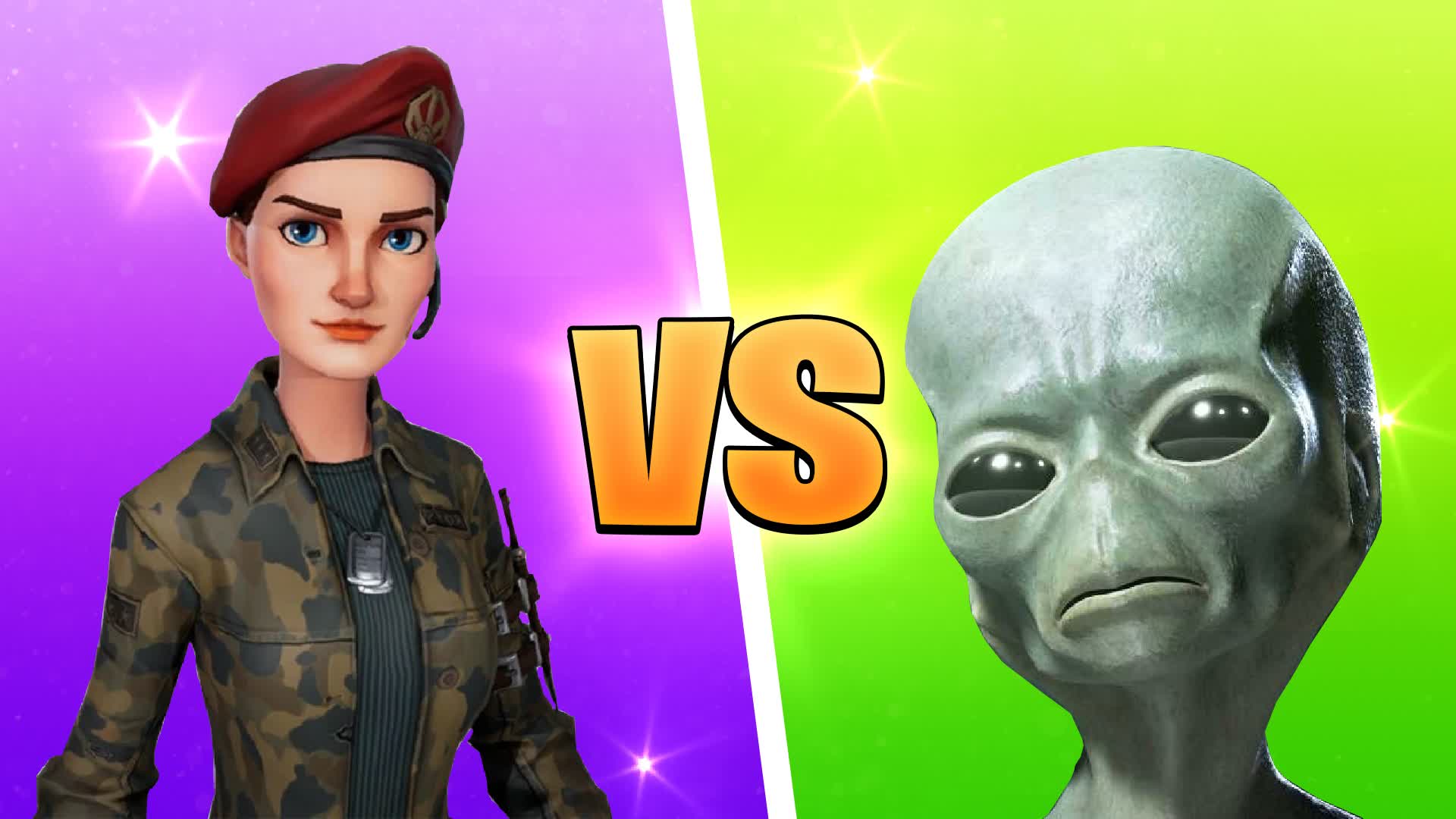 👽ALIENS VS ARMY 🪖 9861-9463-7500 by creations - Fortnite Creative Map ...