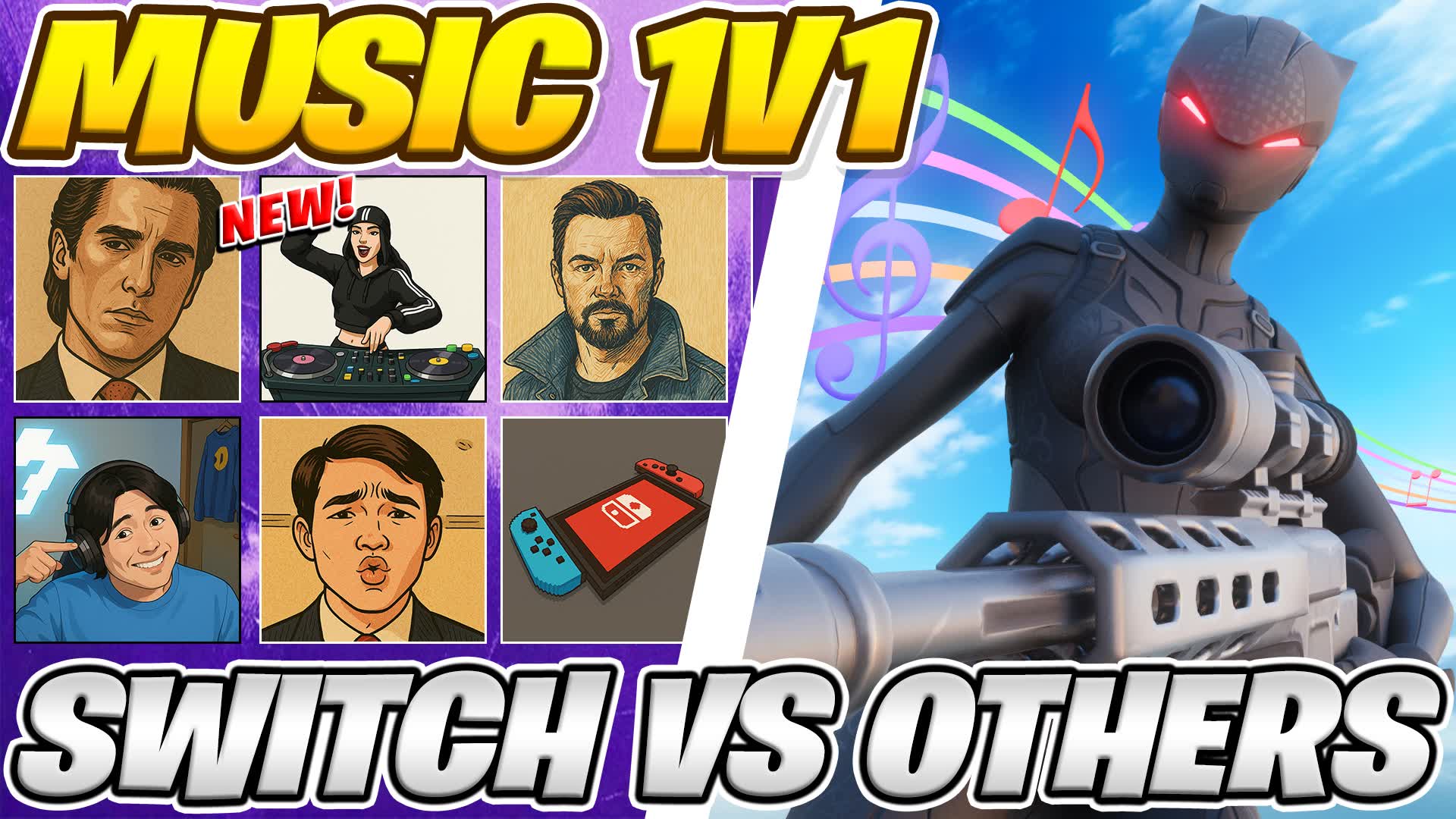 🎵Switch Music 1v1👑 7810-0814-6617 by pokoefron - Fortnite Creative Map ...