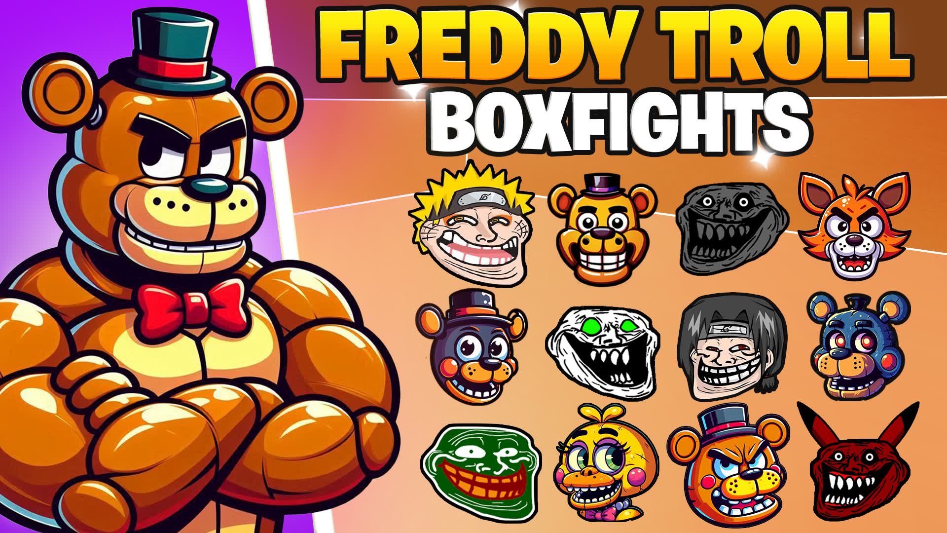🐻 FREDDY TROLL BOXFIGHTS 📦 9348-7204-5191 par zyrs - Fortnite