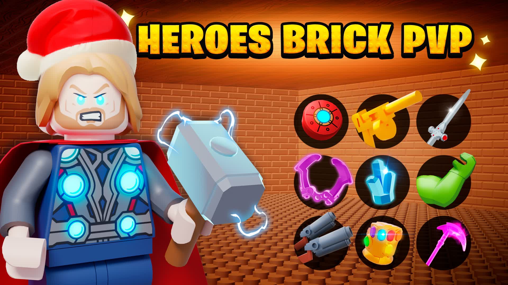 HEROES BRICK PVP® 4395-0366-8307 by stug - Fortnite Creative Map Code - Fortnite.GG