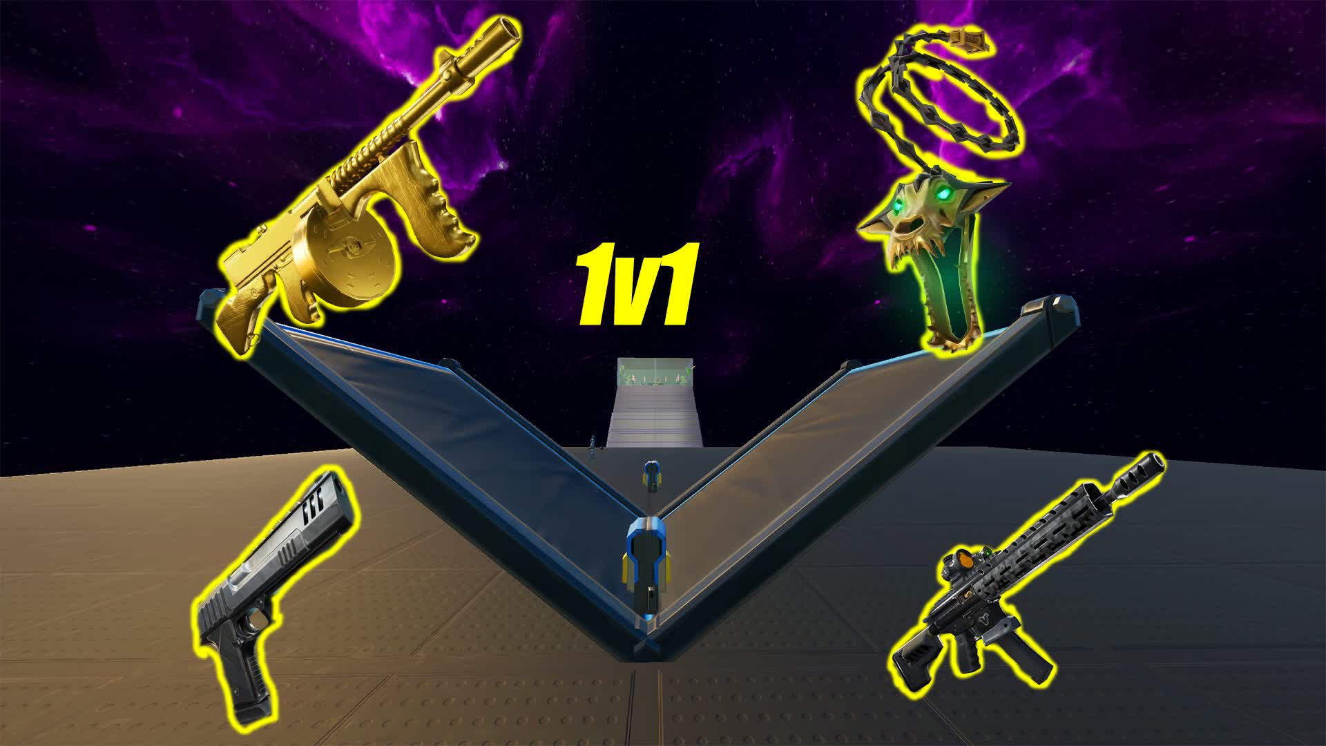 1v1 4728-9613-7060 by raz - Fortnite Creative Map Code - Fortnite.GG