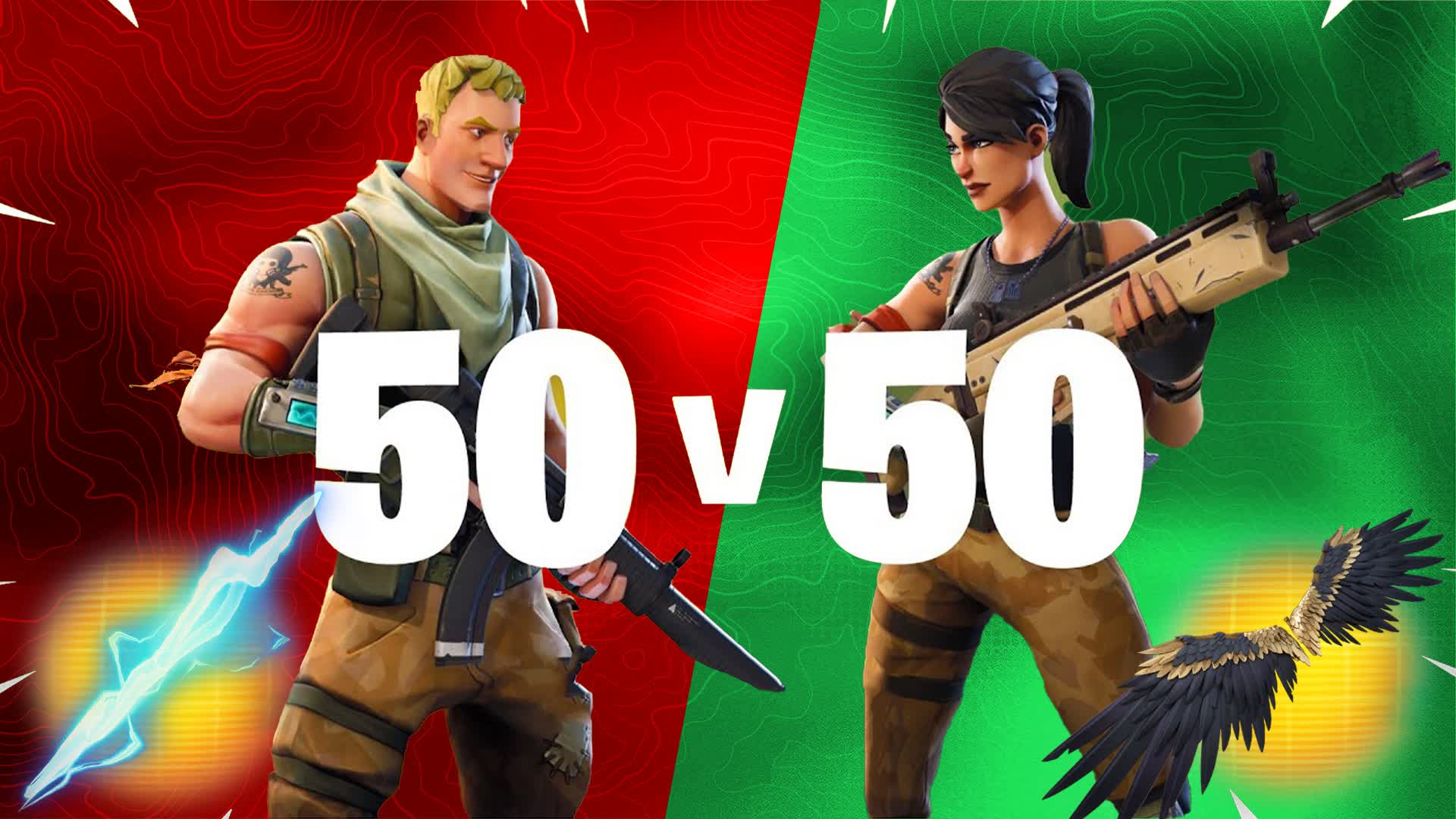 OG 50 VS 50 LTM 6830-9716-3409 by post - Fortnite Creative Map Code ...