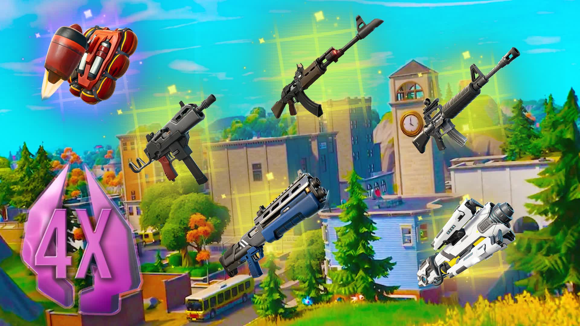 🥵4X Tilted Towers (FFA) 7277-0021-4435 by teamidol - Fortnite