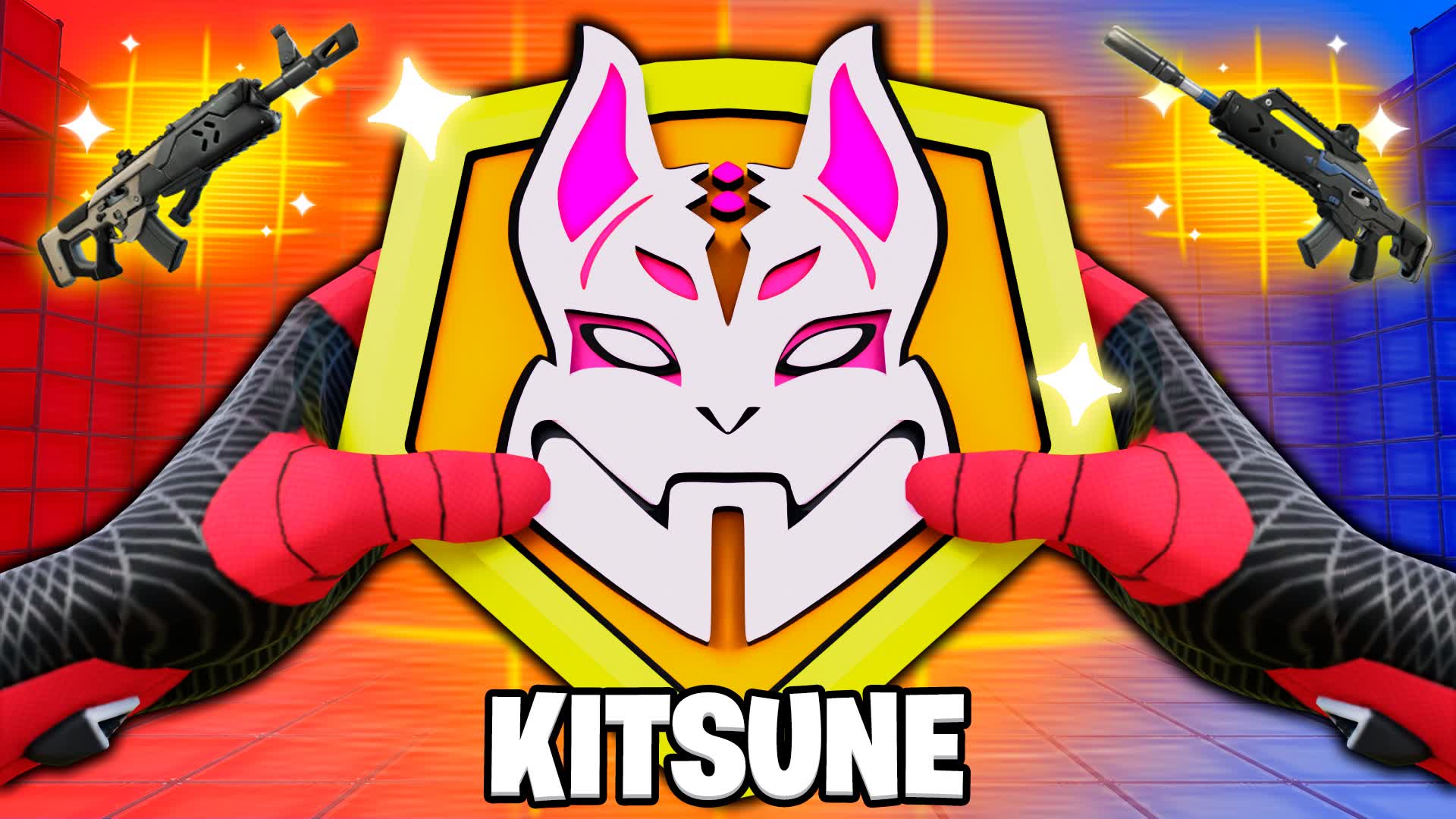 KITSUNE MEDALLION RED VS BLUE 🔴🔵 3526-5553-2252 by paulalu - Fortnite ...