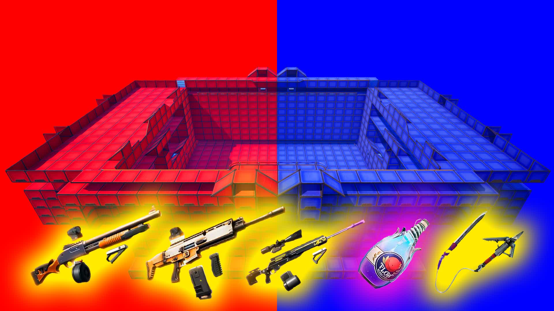 🌀ZONE WARS 🔴🔵RED VS BLUE 4591-1012-9813 by y244 - Fortnite Creative Map ...