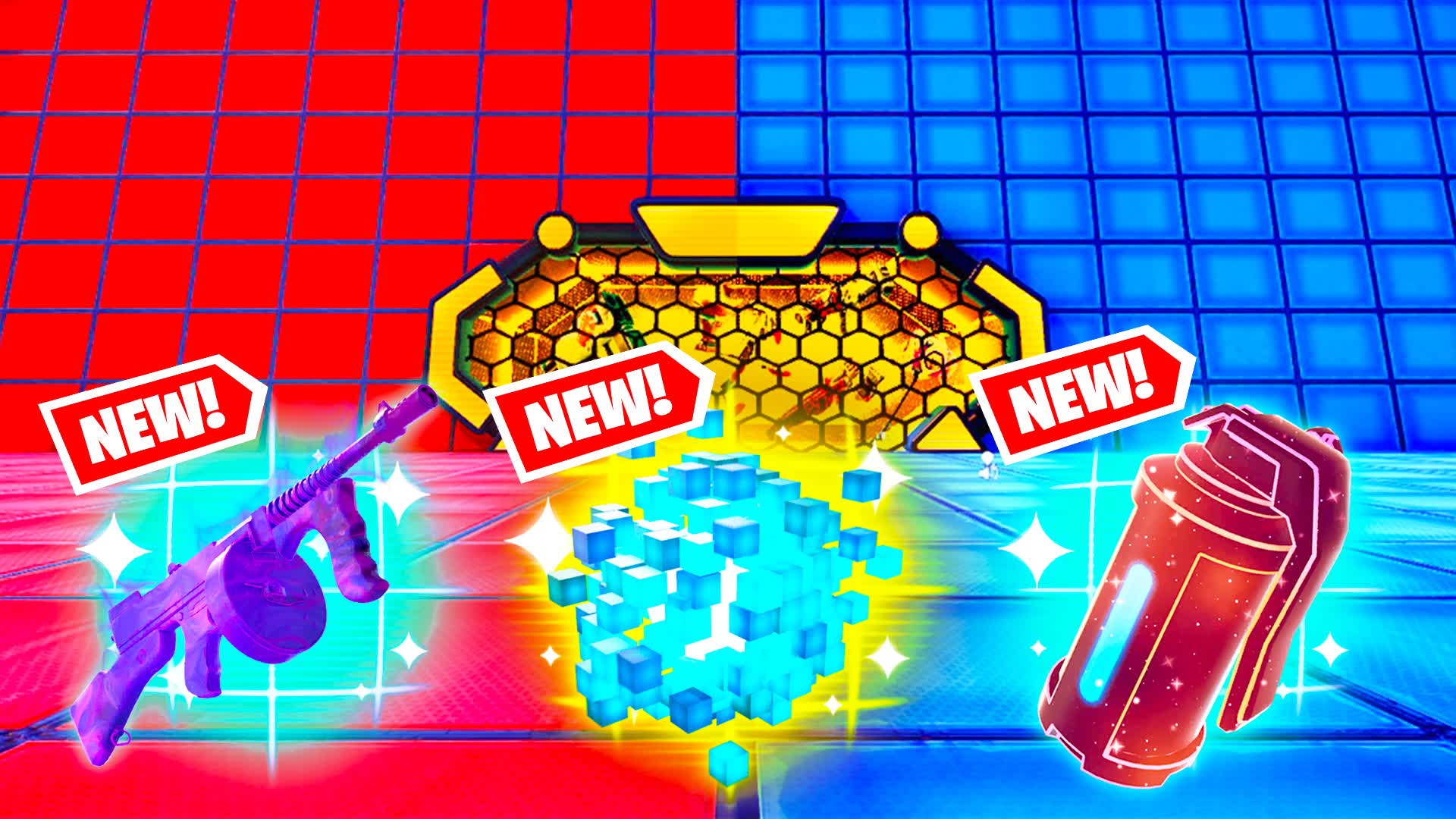 MEGA GIGA RED VS BLUE 🔴🔵 2339-7554-5665 by scheeangler - Fortnite ...