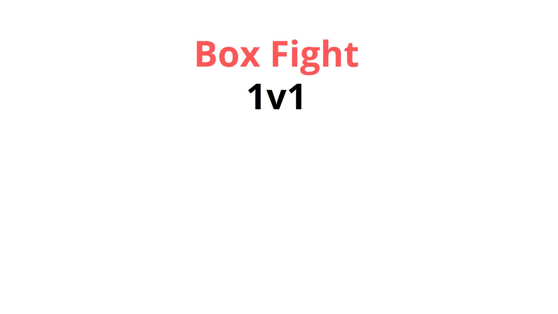 Box Fight 1v1 0300-8686-0409 by jamesgames - Fortnite